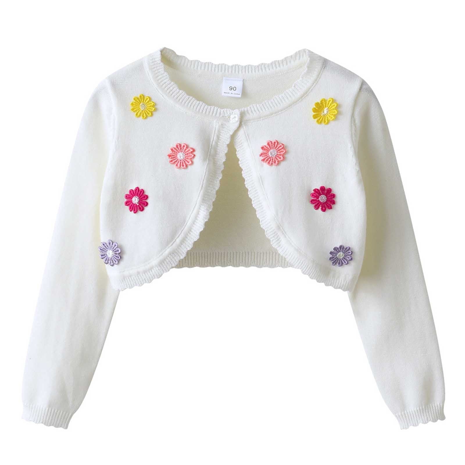 ATORRE Girls Cardigan Sweater 2026 Fall Toddler Kids Cute Floral Long ...