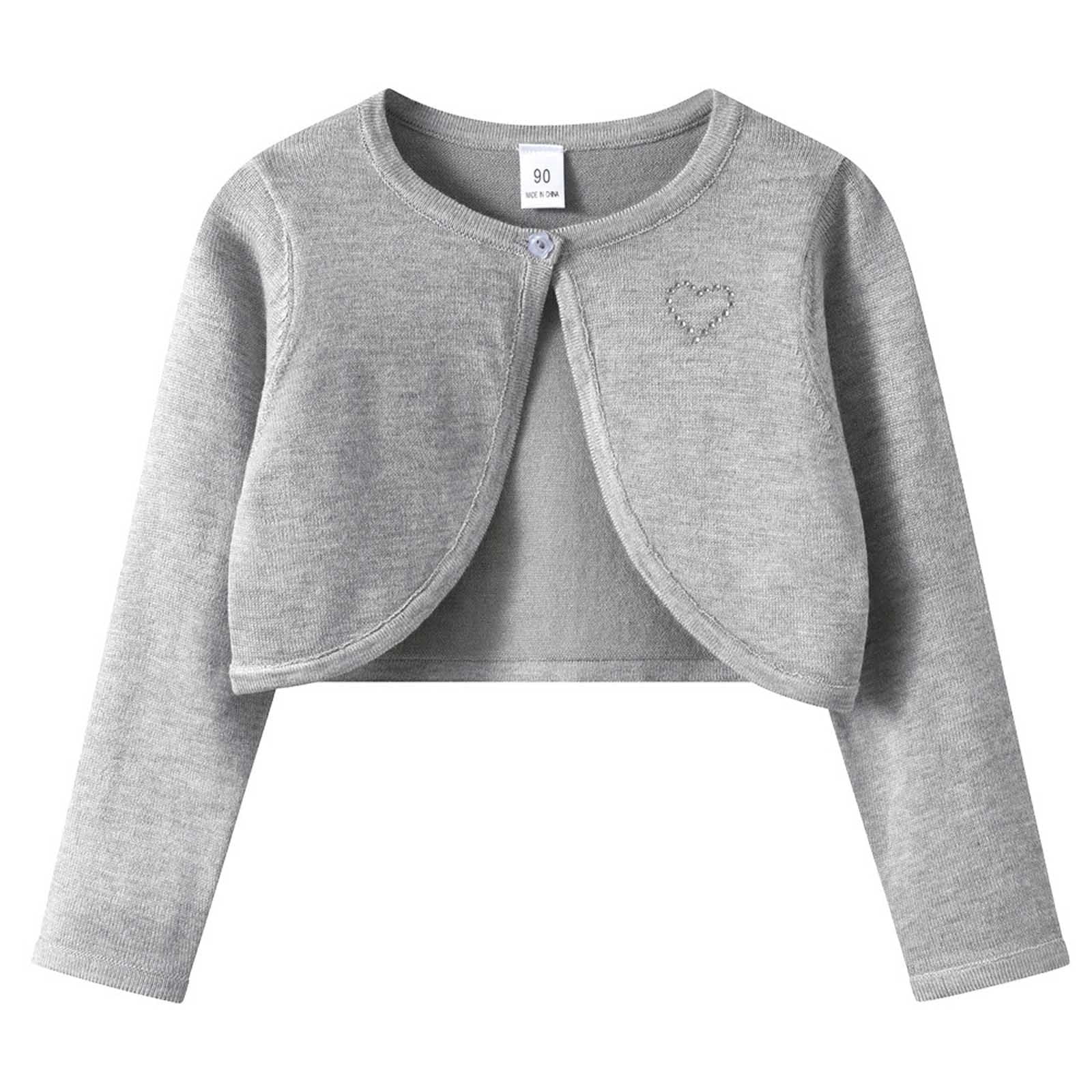 ATORRE Little Girls Shrug Cardigan Sweather 2026 Fall Girls Cute Bow ...