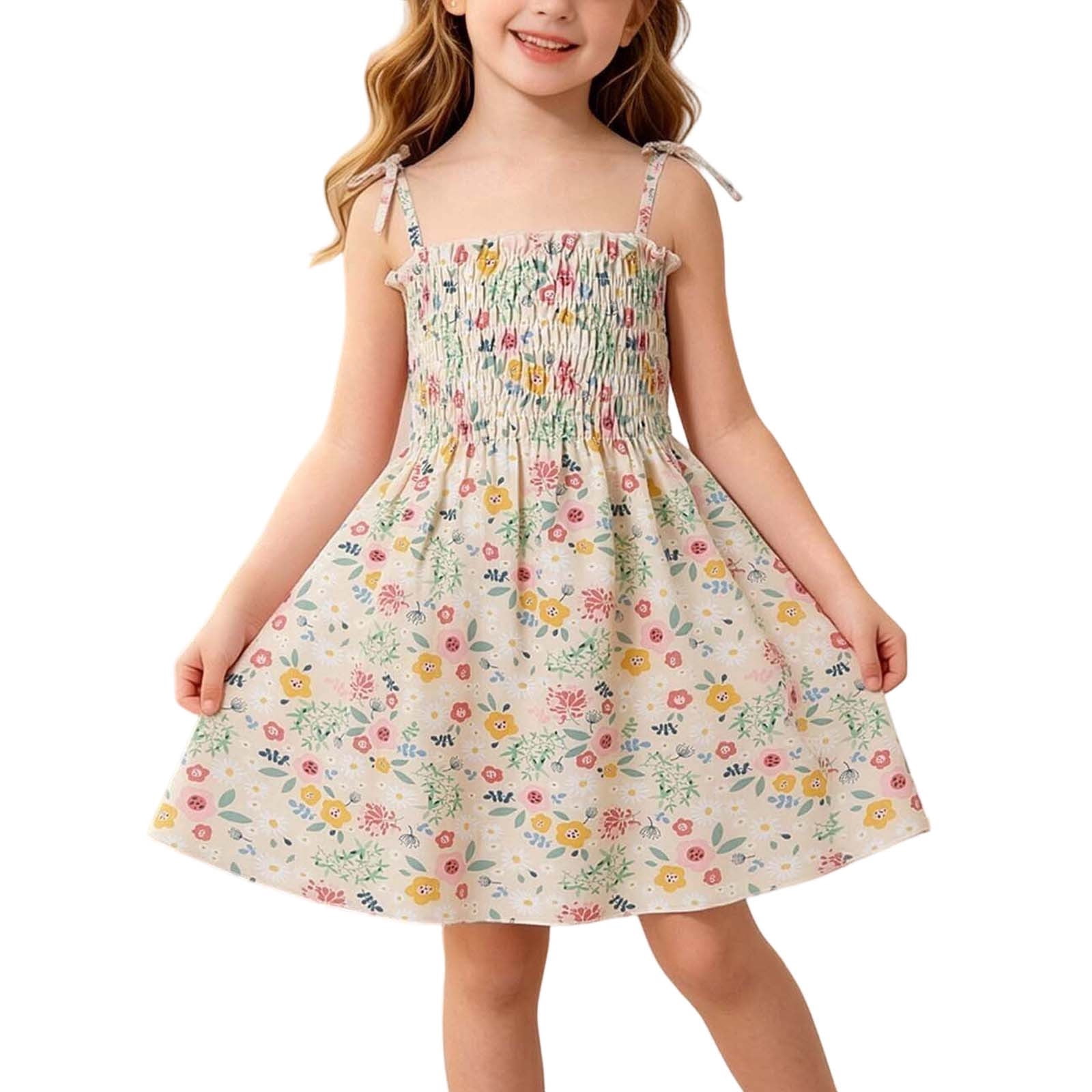 ATORRE Toddler Girls Dresses Summer Stylish Cute Floral Backless ...
