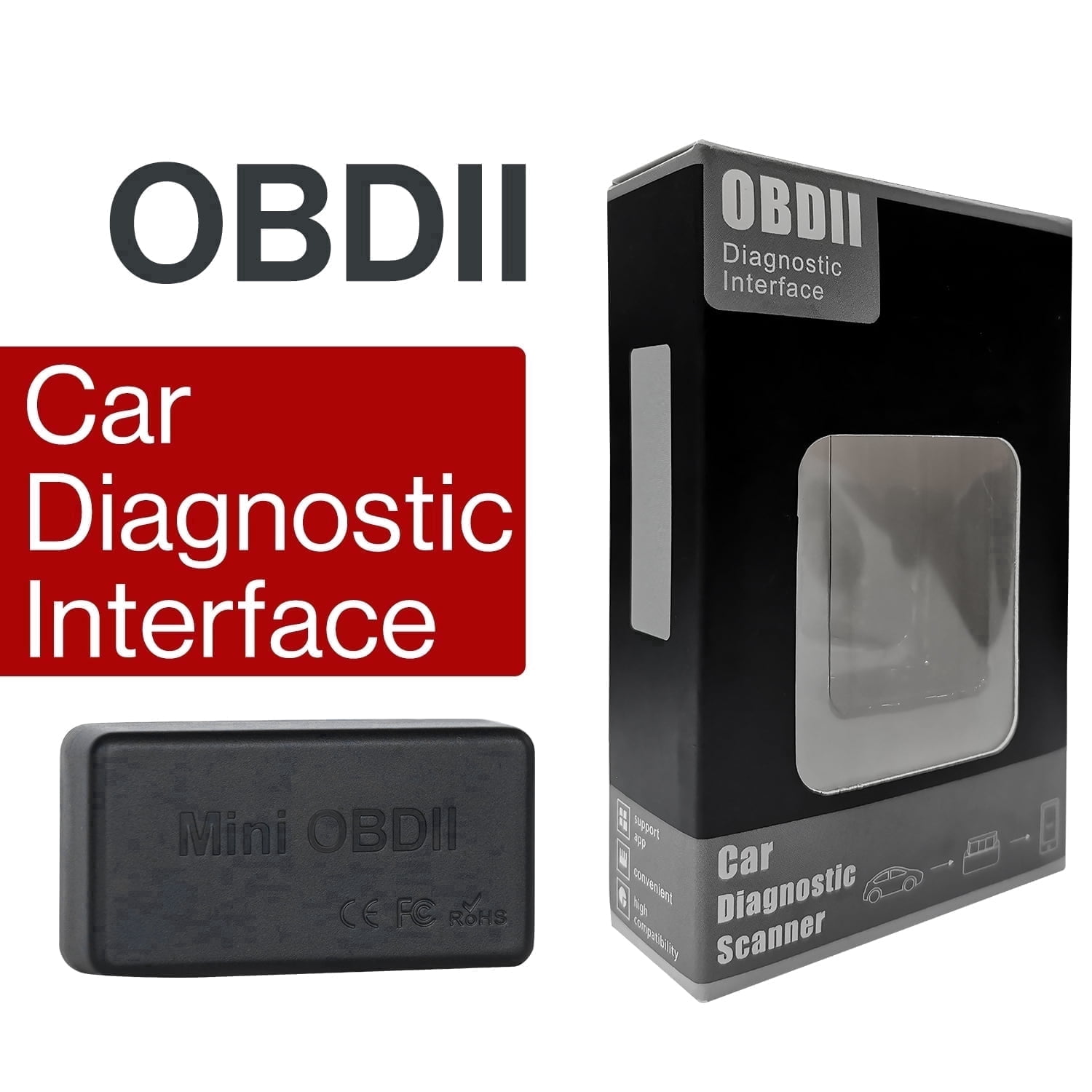 ATOTO Bluetooth Diagnostic Scan Tool OBD2/OBDII Scanner Car Code Reader ...