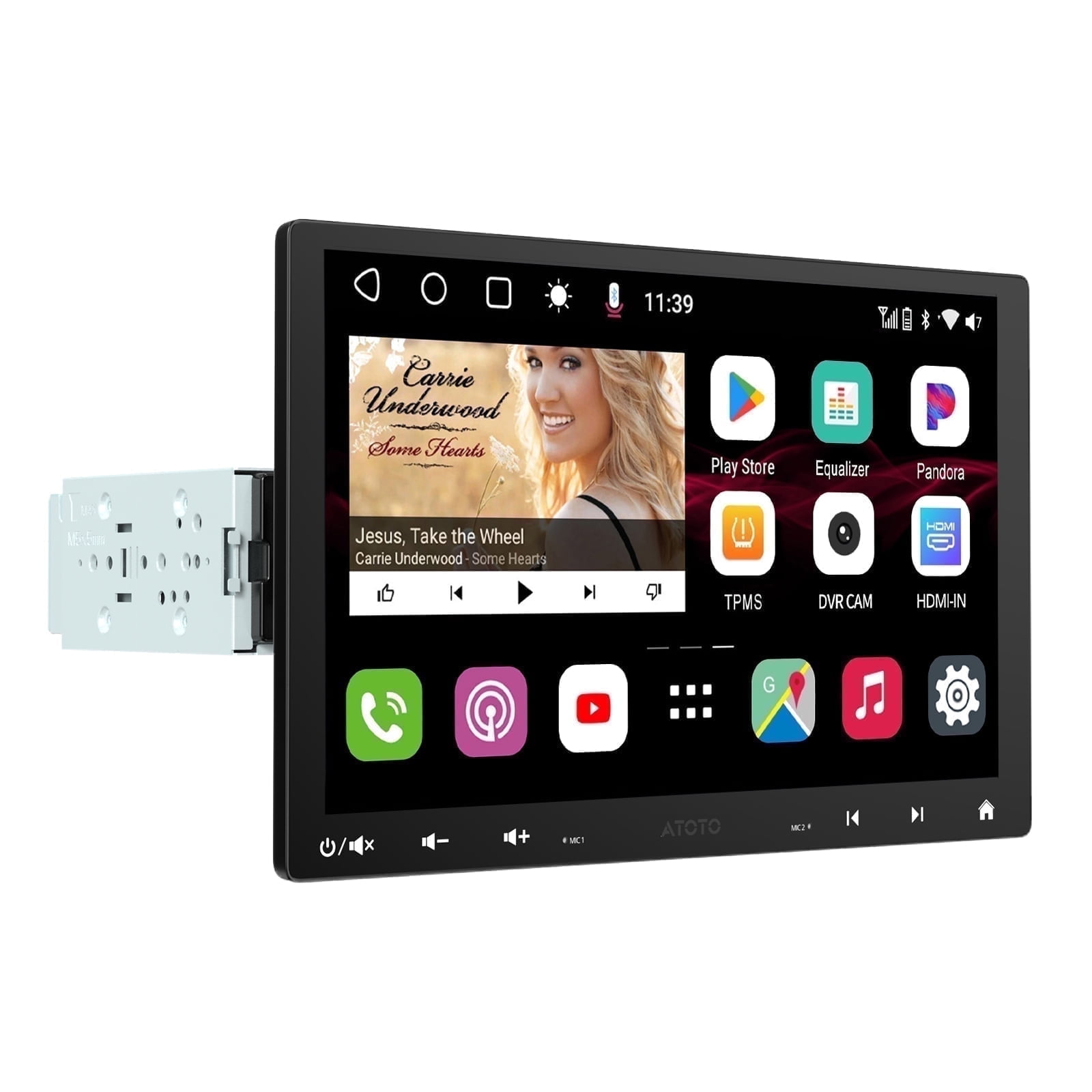 ATOTO Single DIN &Double DIN Car Stereo 10.1in Floating Screen Wireless ...