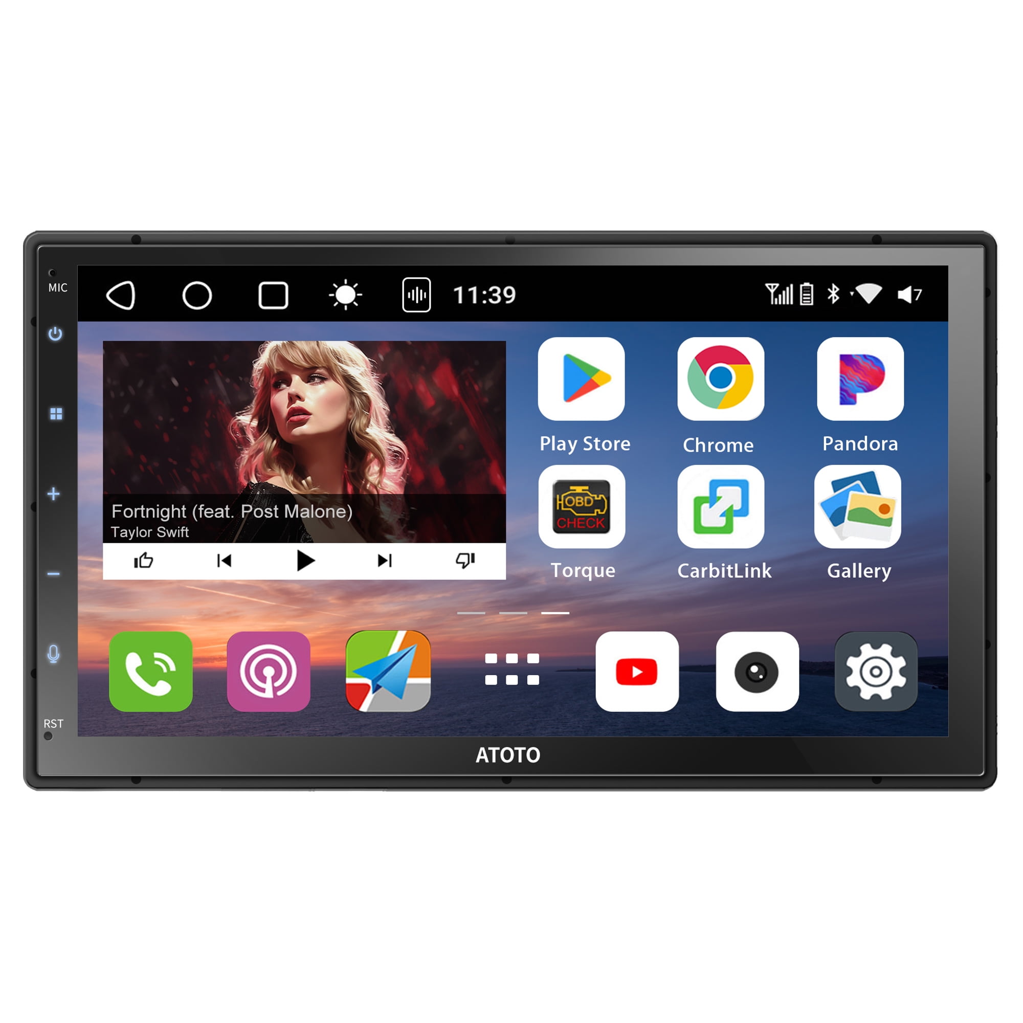 ATOTO S8MS 7inch QLED Touchscreen Android ChatGPT Double Din Car Stereo Head Unit with Bluetooth ...