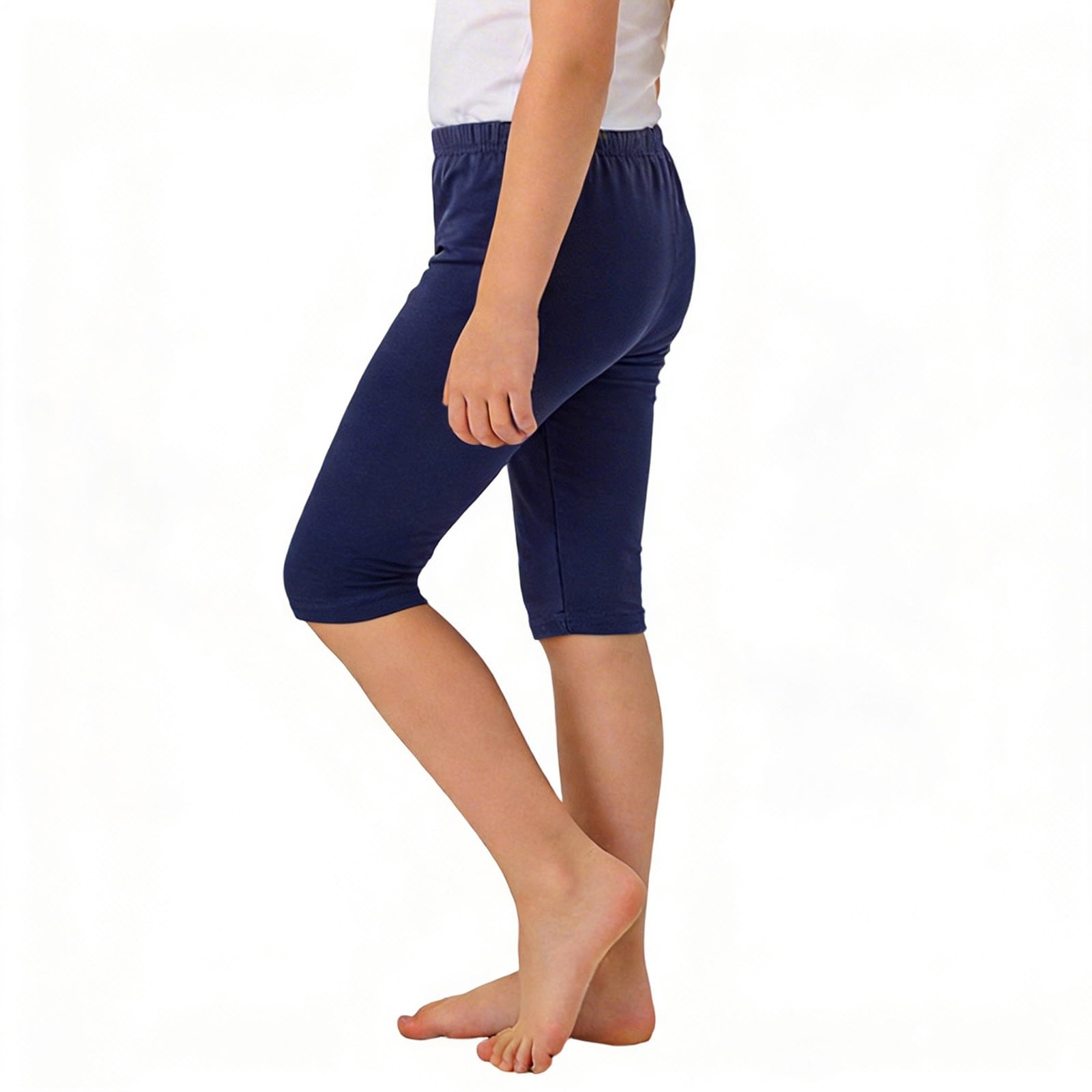 ATOYSOY Big Girls Chafe free Safety Shorts Elastic Waist Solid Color ...