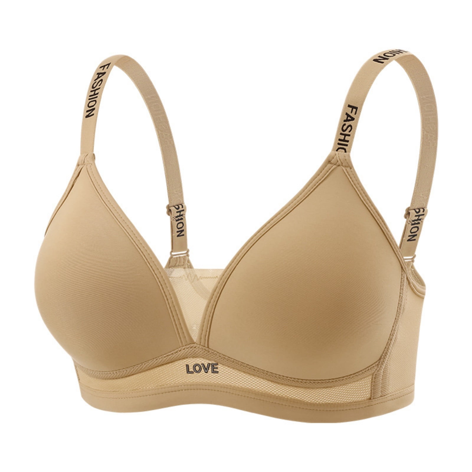 ATOYSOY Bras for Women No Underwire Wireless Women Bras Letter Print V ...