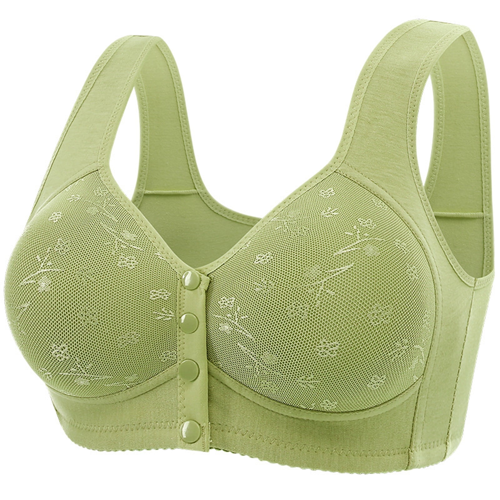 ATOYSOY Bras for Older Women Front Closure No Underwire Push Up Senior ...