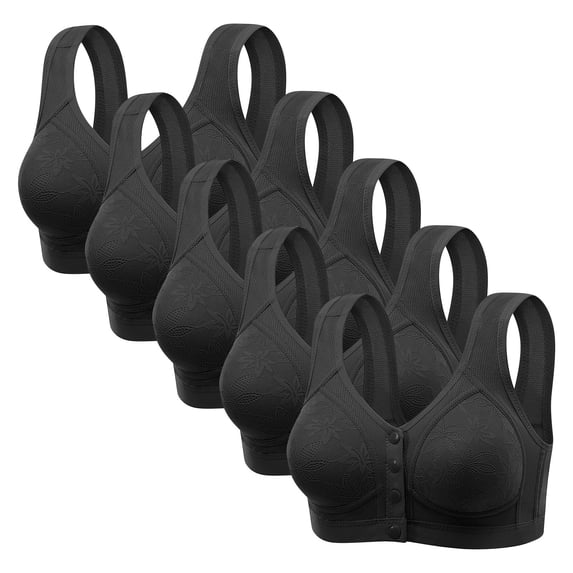 ATOYSOY Bras for Older Women Soft Comfortable Breathable Ladies Front ...