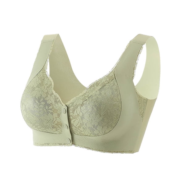 ATOYSOY Bras for Women Ladies Floral Lace Front Closure Bralettes Wide ...