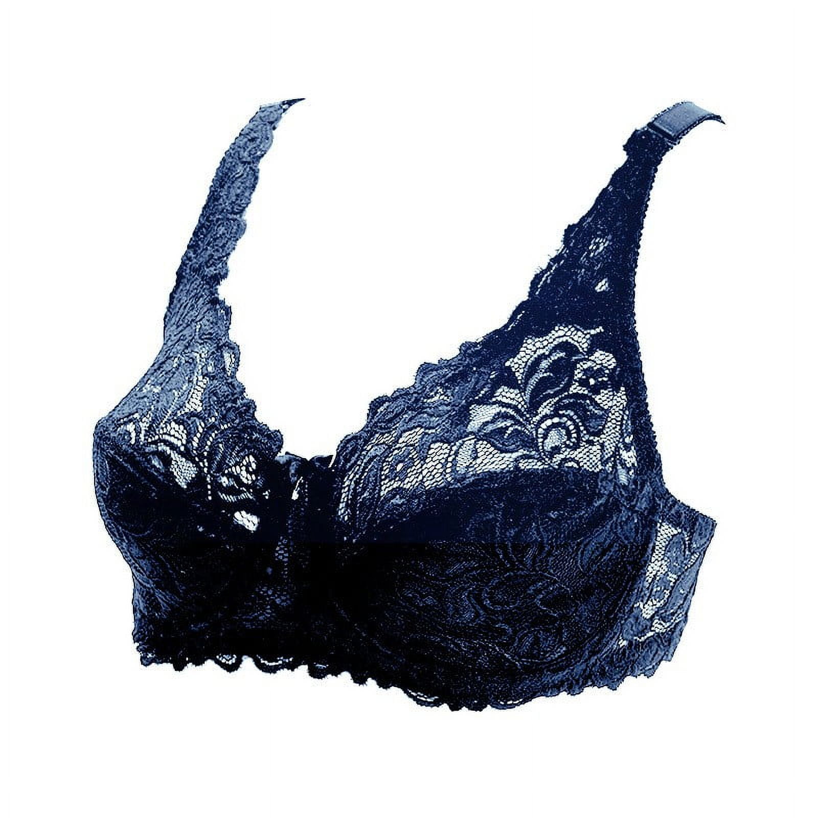 ATOYSOY Everyday Bra Breathable Push Up Underwear Floral Lace Smoothing ...