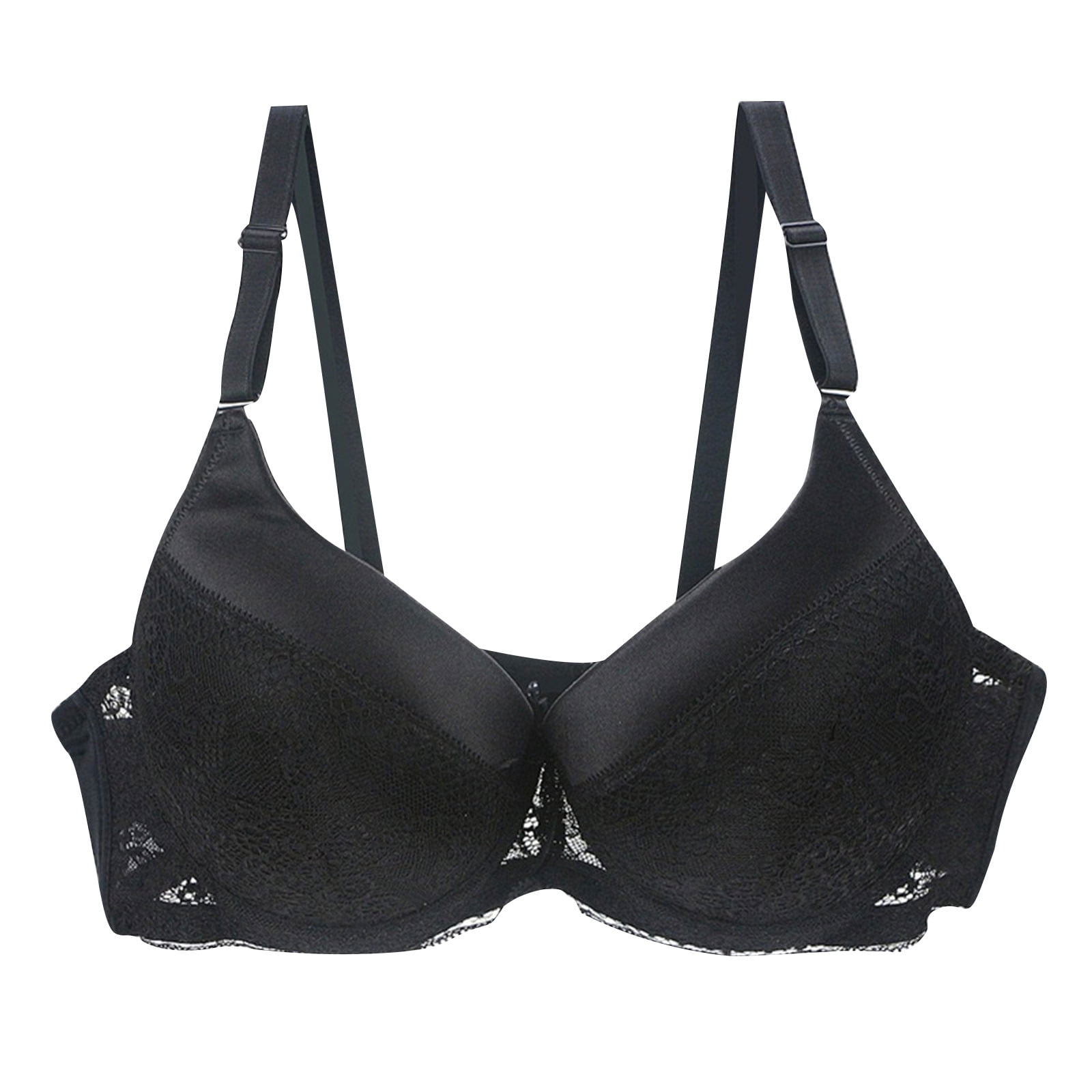 ATOYSOY Everyday Bra Daily Lace Splicing Breathable Push Up Underwear ...