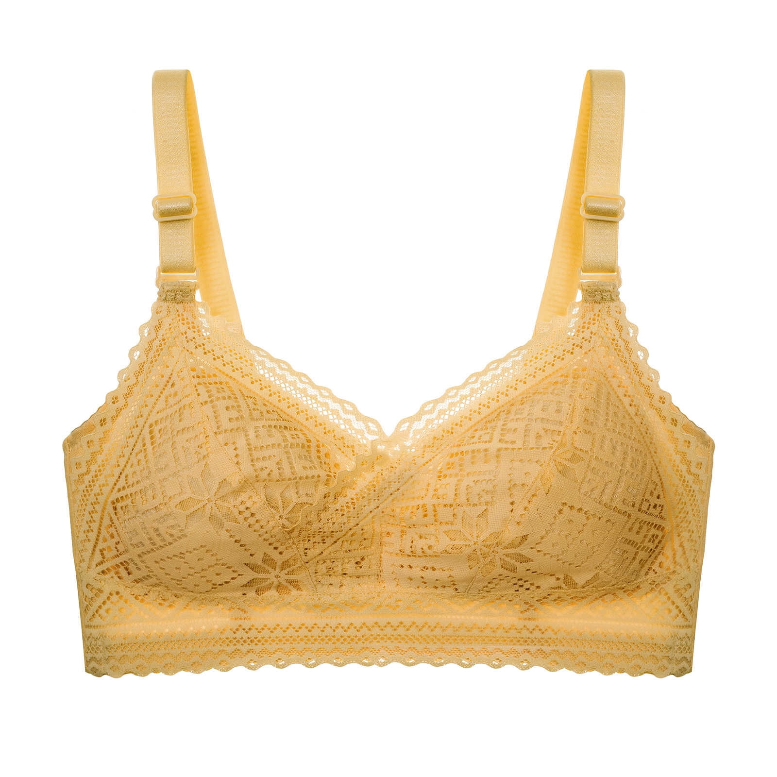 ATOYSOY Everyday Bra Daily Lace Splicing Breathable Push Up Underwear ...