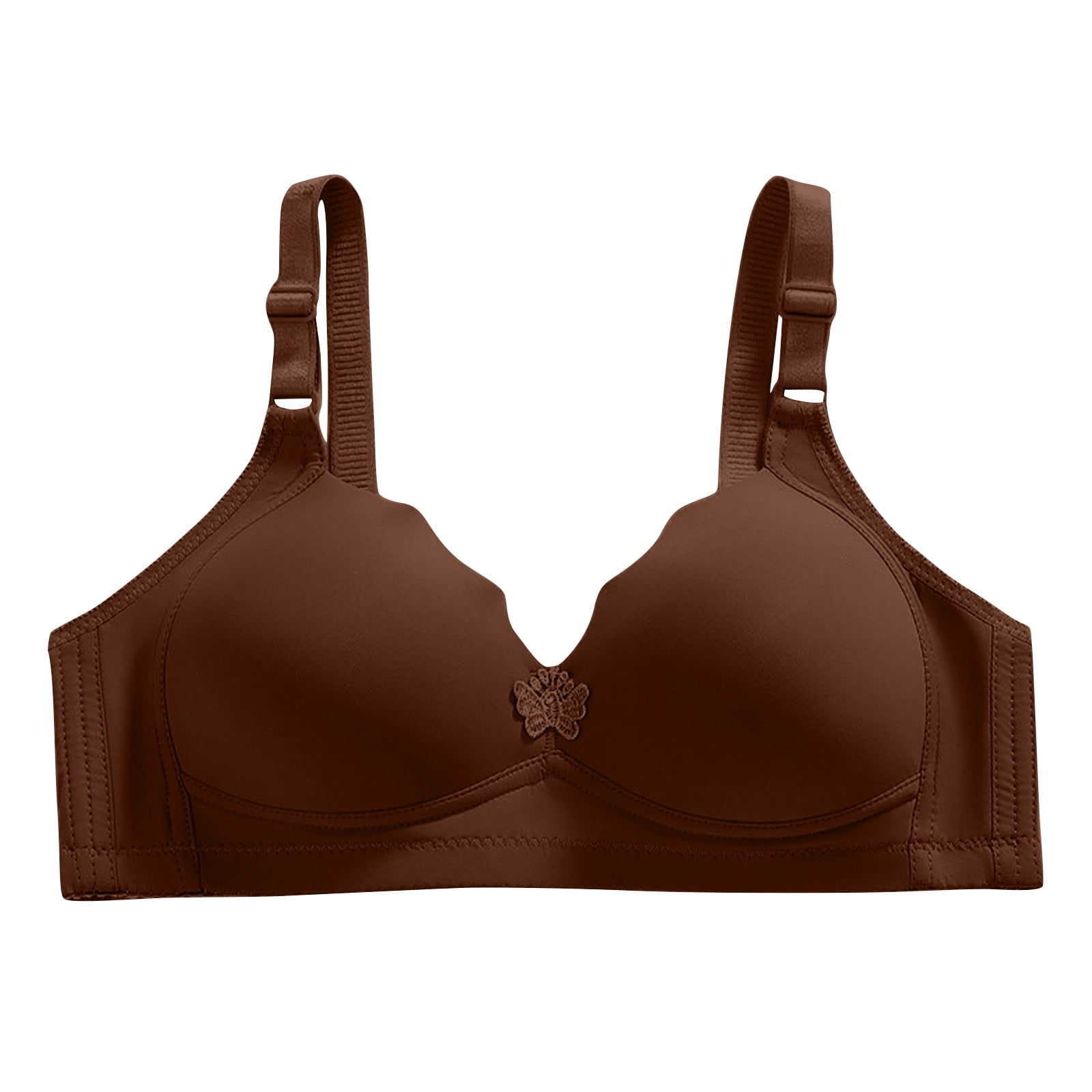 ATOYSOY Everyday Bra Wireless Lightly Breathable Push Up Underwear ...