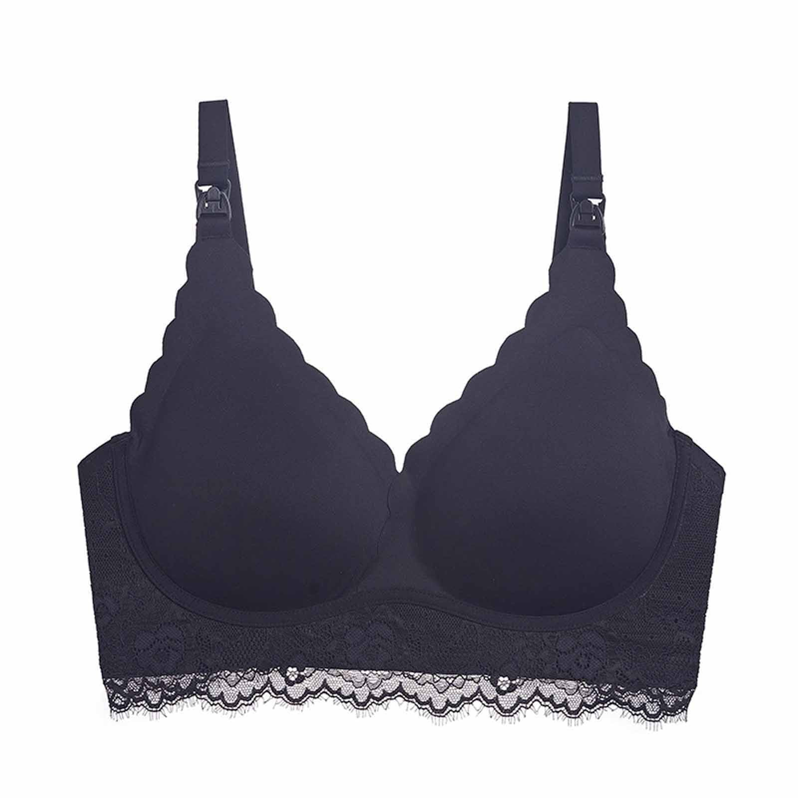 ATOYSOY Nursing Everyday Bra Lace Splicing Breathable Push Up Underwear ...