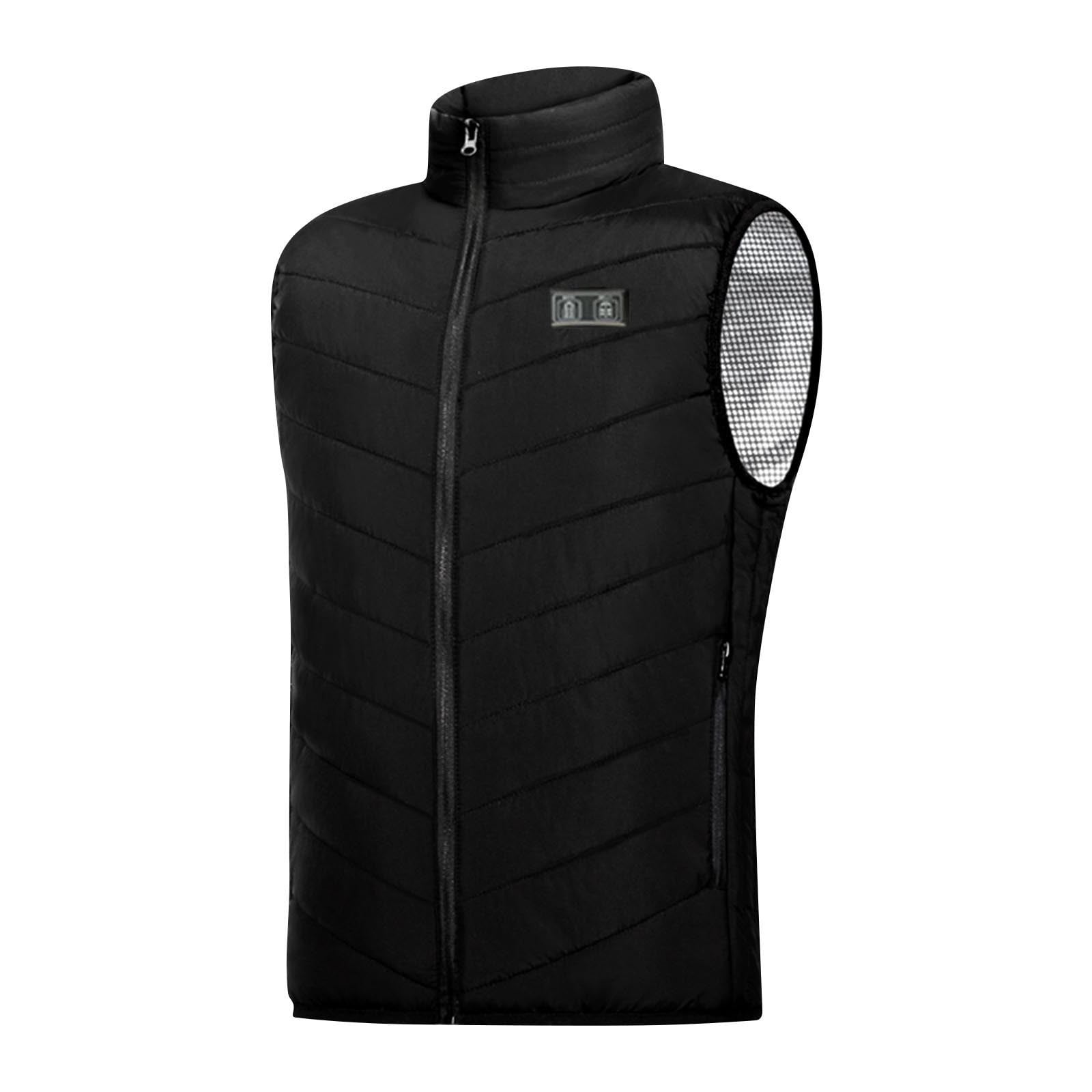 Atoysoy Sleeveless Vests Winter Puffer Jackets Heated Jacket 17 Heat Zones Men Windbreaker
