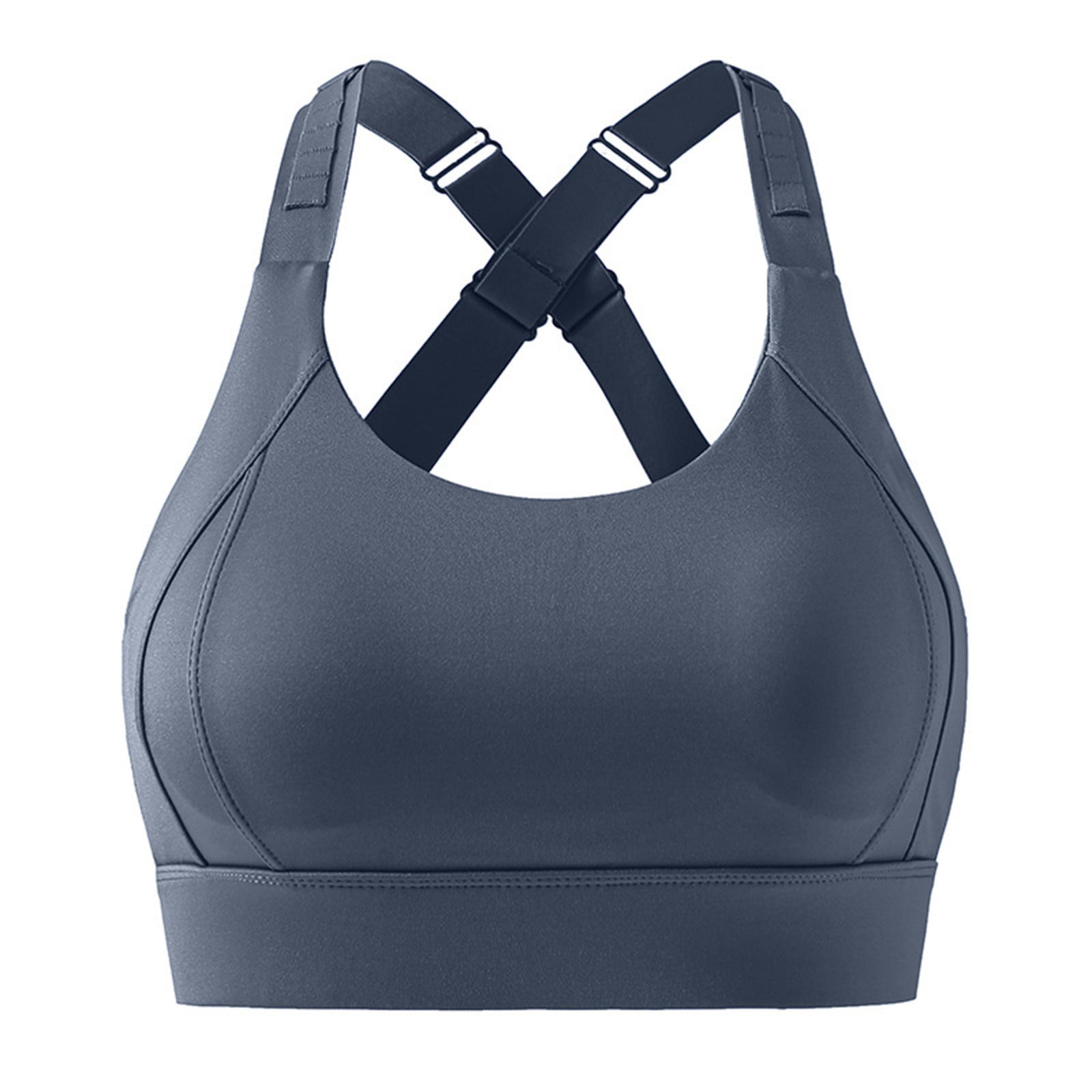 ATOYSOY Sports Bra Comfortable Wireless Intertwined Back Bra Seamless ...