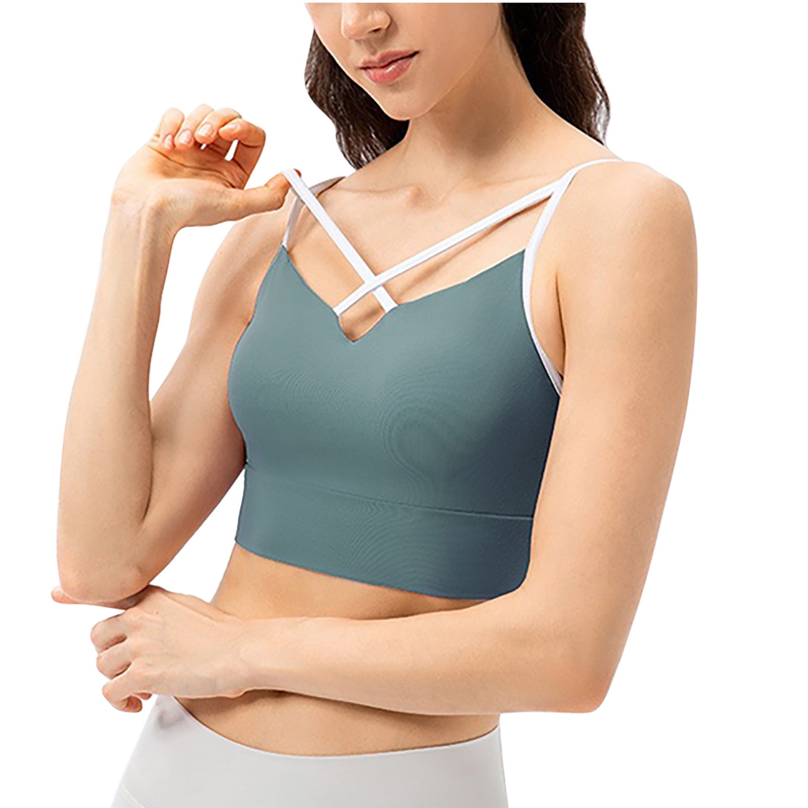 ATOYSOY Sports Everyday Bra Thin Lightweight Breathable Push Up ...