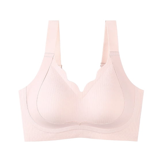 ATOYSOY Strapless Push Up Bras for Women Soft Wireless Lightweight Plus ...