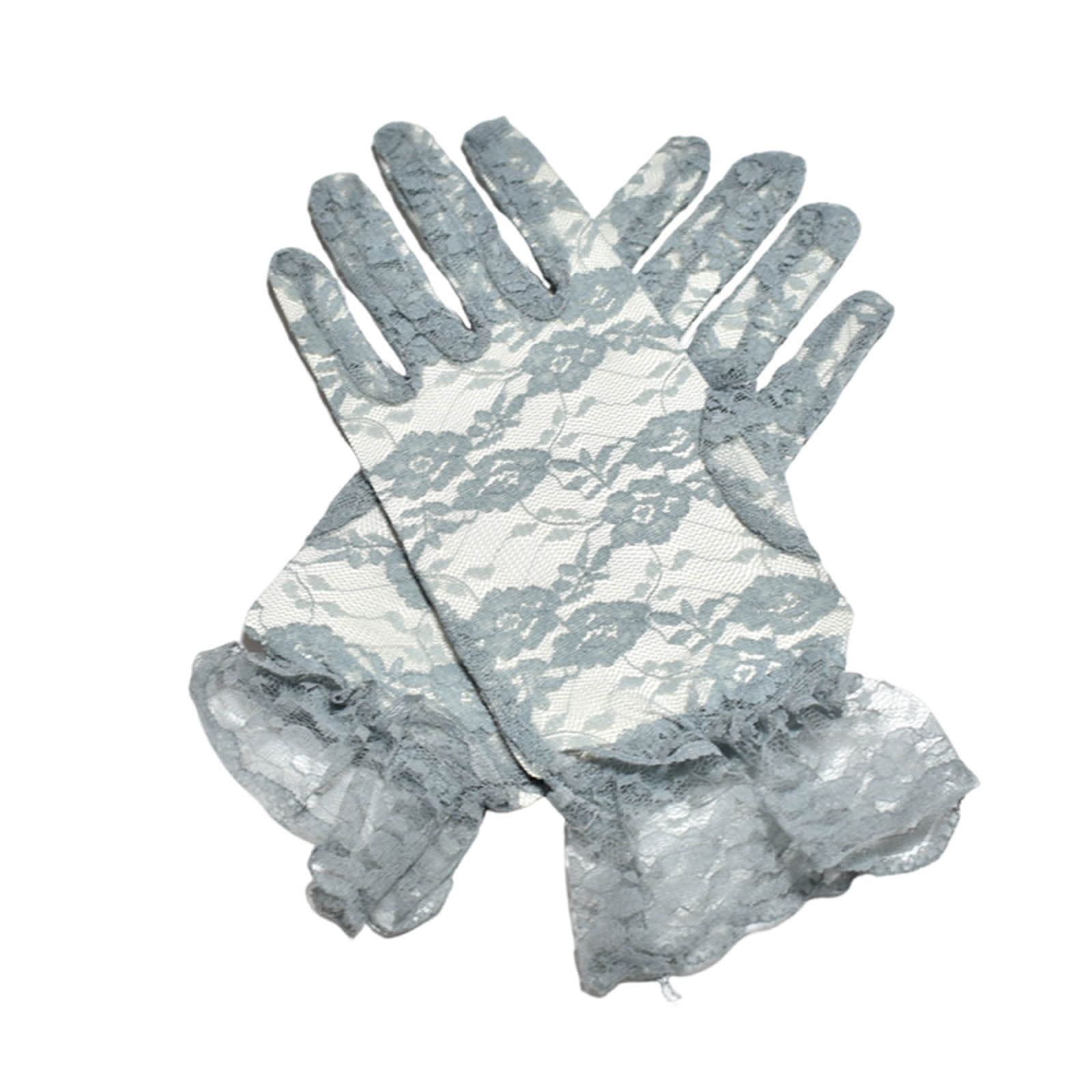 ATOYSOY Vintage Short Lace Gloves for Women Tea Party Wrist Length ...