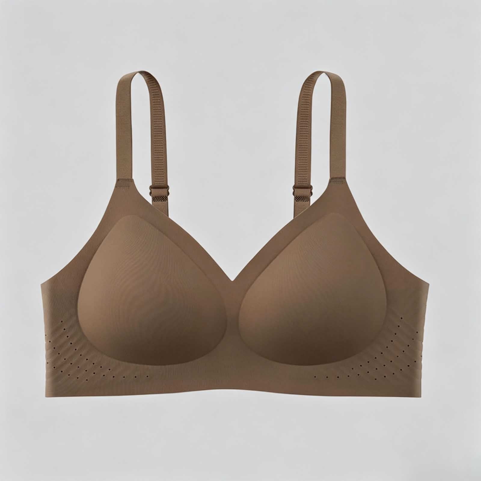 ATOYSOY Wireless Women Bras Comfortable Seamless Delta Cup Bra No ...