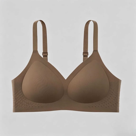 ATOYSOY Wireless Women Bras Comfortable Seamless Delta Cup Bra No ...