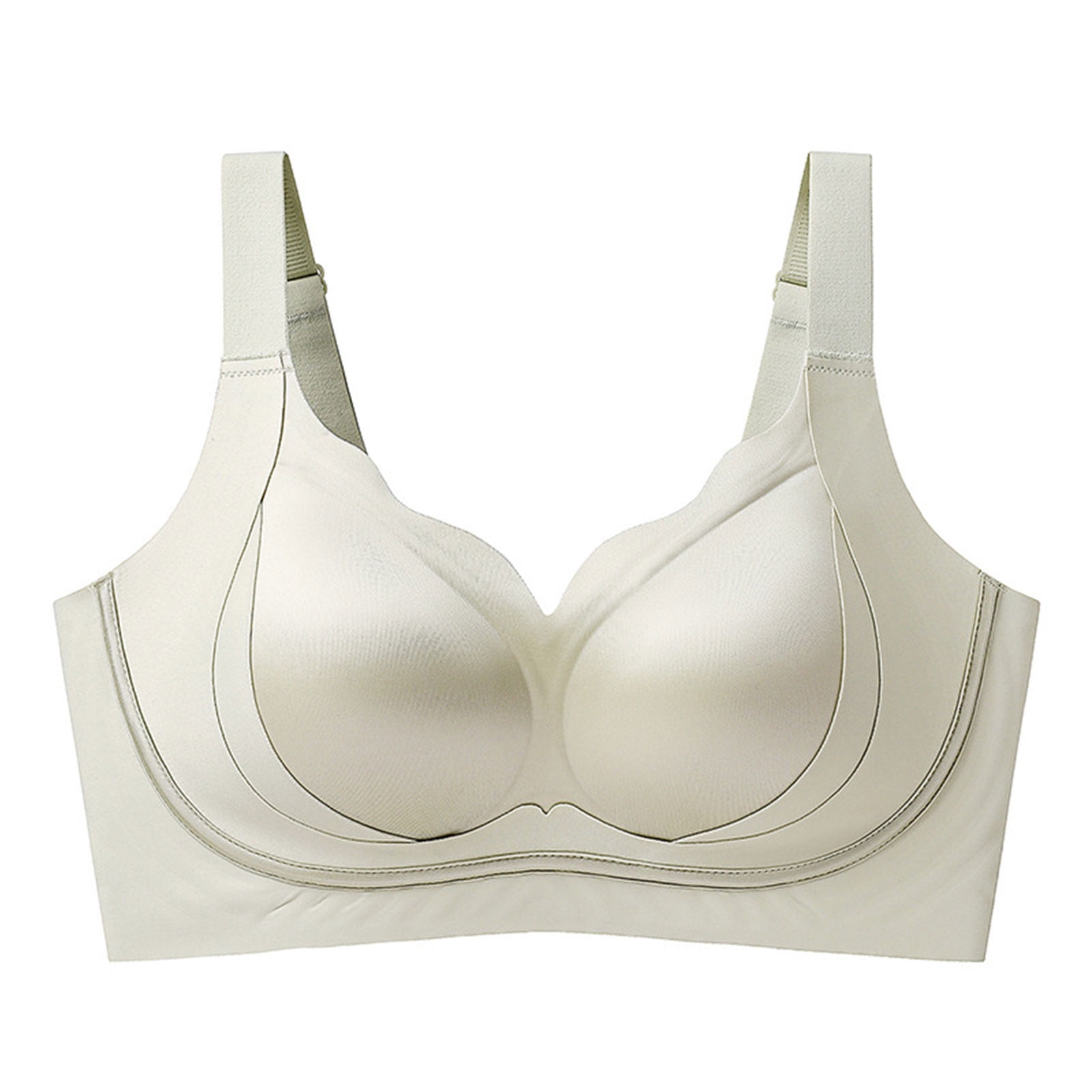 ATOYSOY Women Bras Wireless Breathable Ladies Wireless Push Up Seamless ...