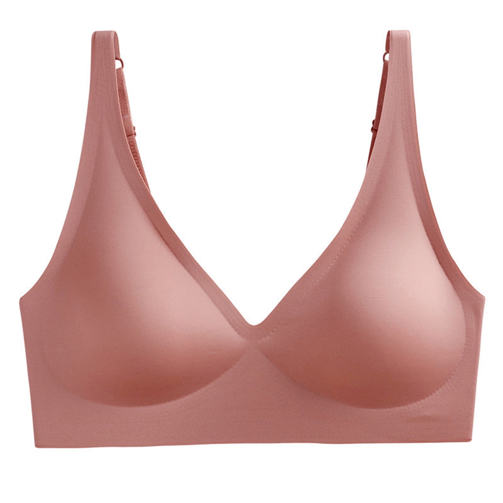 ATOYSOY Women Seamless Bras Spaghetti Strap Bralette Push Up Sport Bras ...