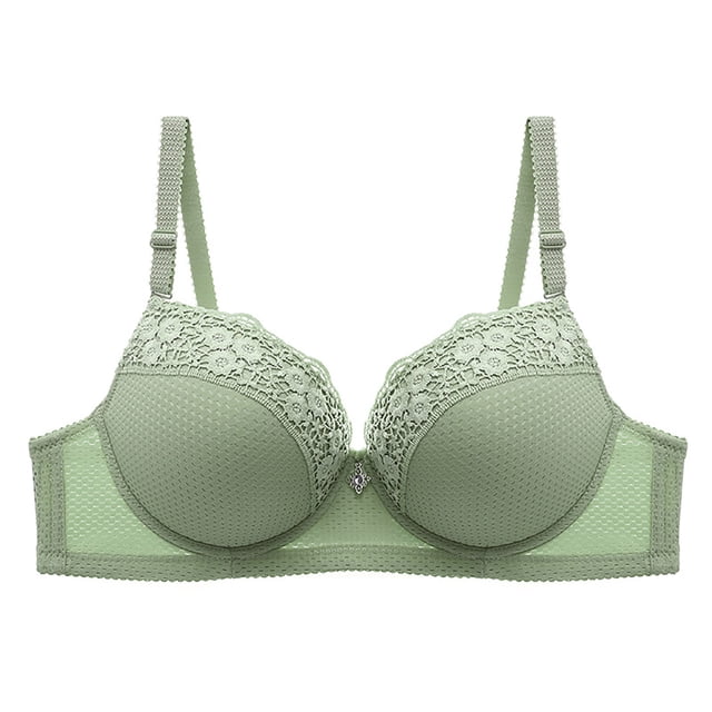 ATOYSOY Women's Plus Size Bras Wireless Underwire Lace Adjustable ...