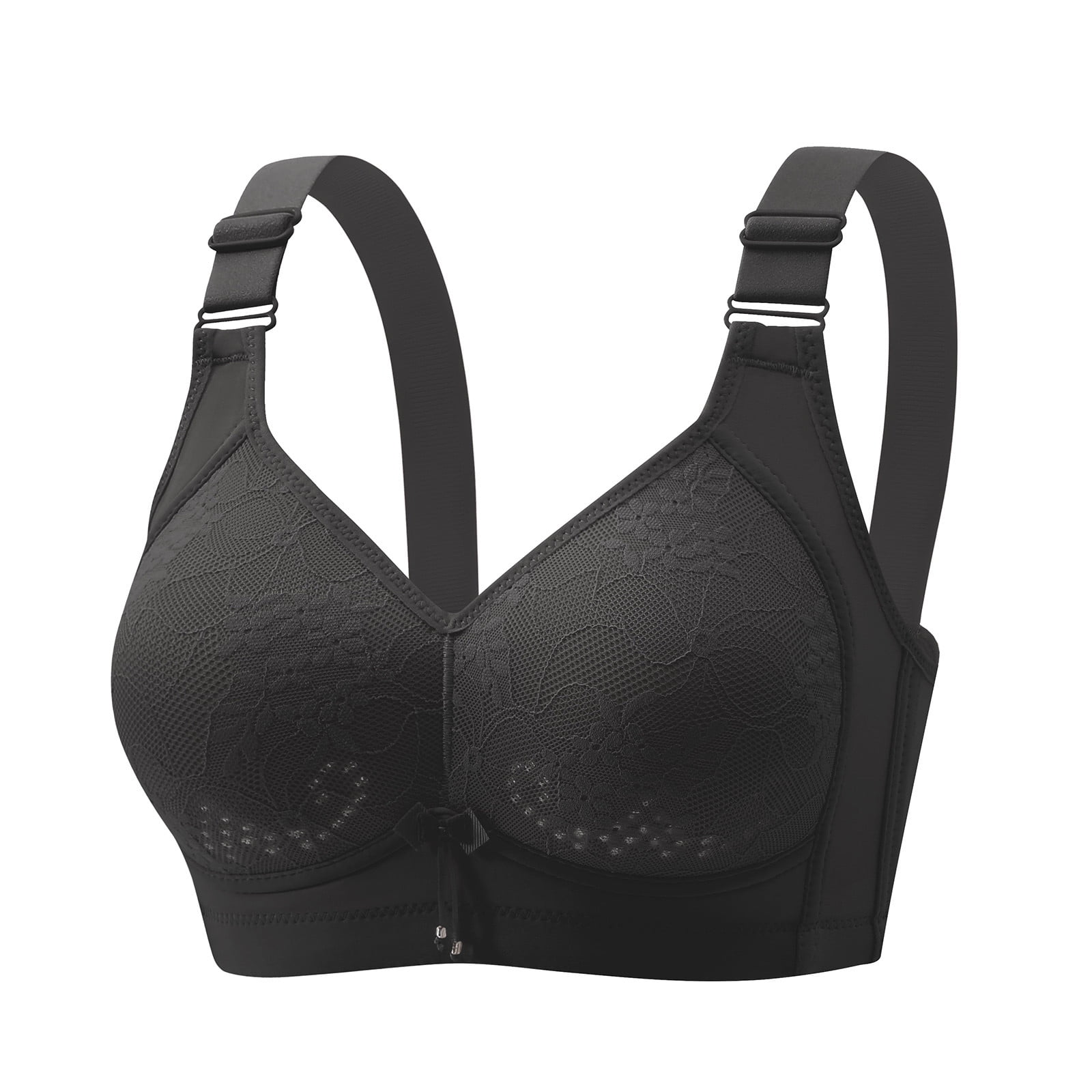 ATOYSOY Women's Plus Size Everyday Bra Lace Splicing Support Full ...