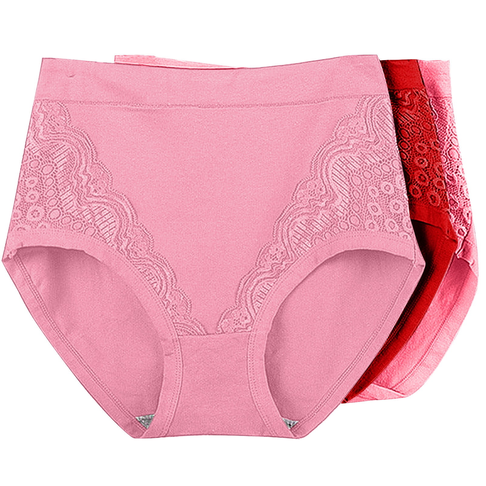 ATOYSOY Women's Plus Size Hip Lifting Cotton Panties, 3 Pack Stretchy ...