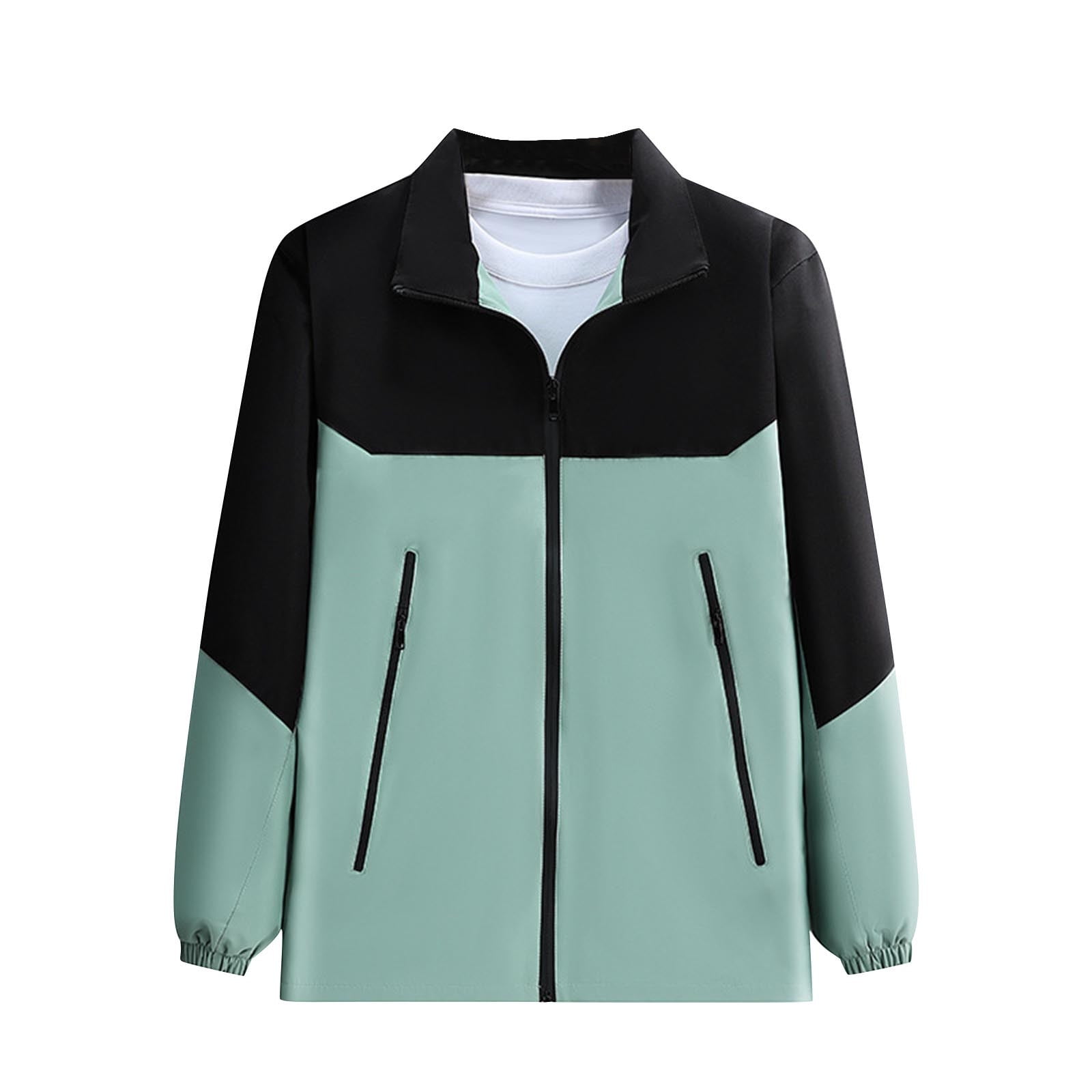 ATOYSOY Women's Windproof Rain Jacket Casual Lightweight Windbreaker ...