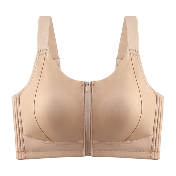 ATOYSOY Womens Bras Breathable Soft Ladies Front Zip Comfort Bralettes ...