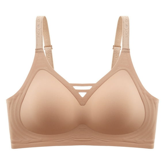 ATOYSOY Womens Bras Breathable Soft Ladies Seamless Strappy Push Up ...