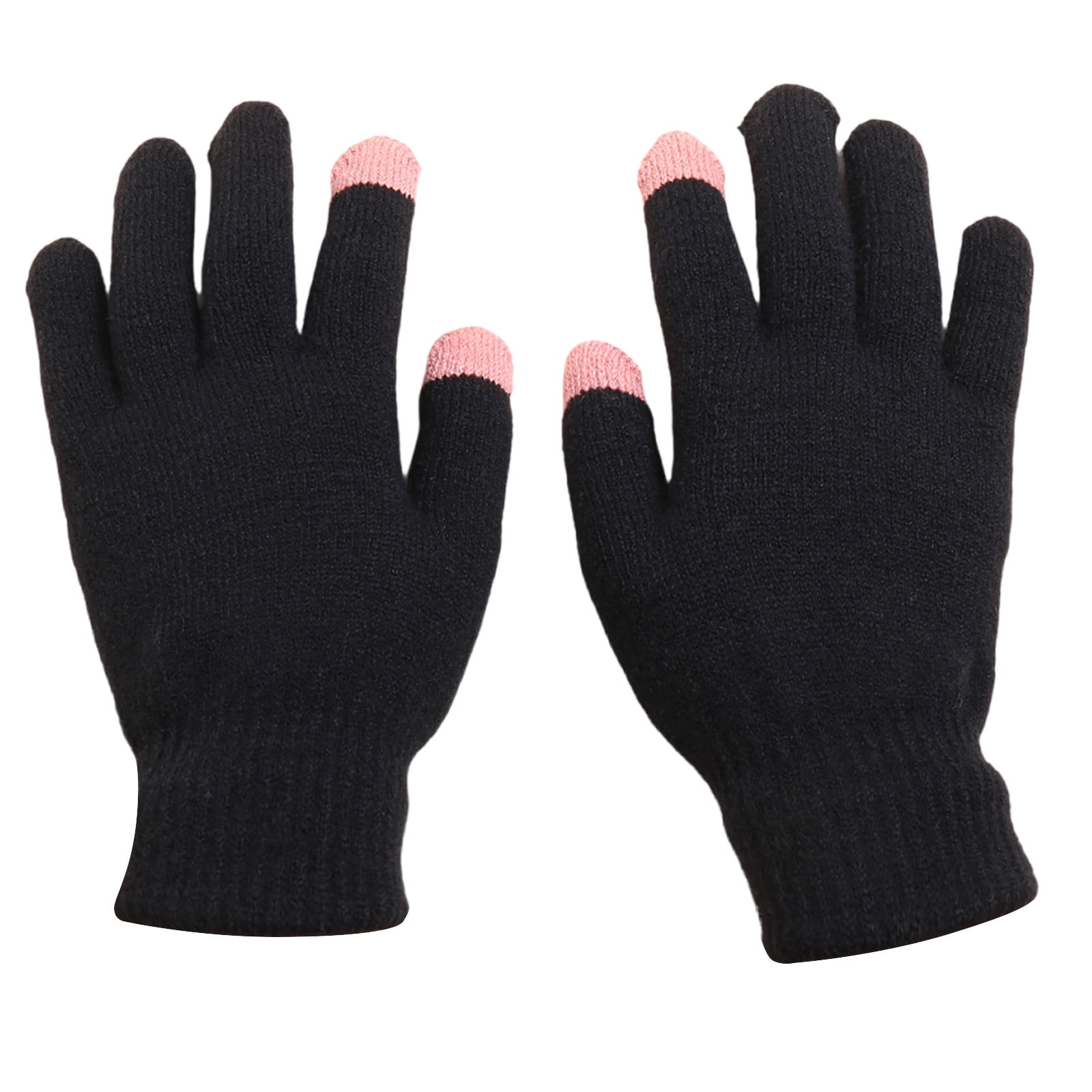 ATOYSOY Womens Winter Gloves Touchscreen Knit Stretchy Warm Glove ...