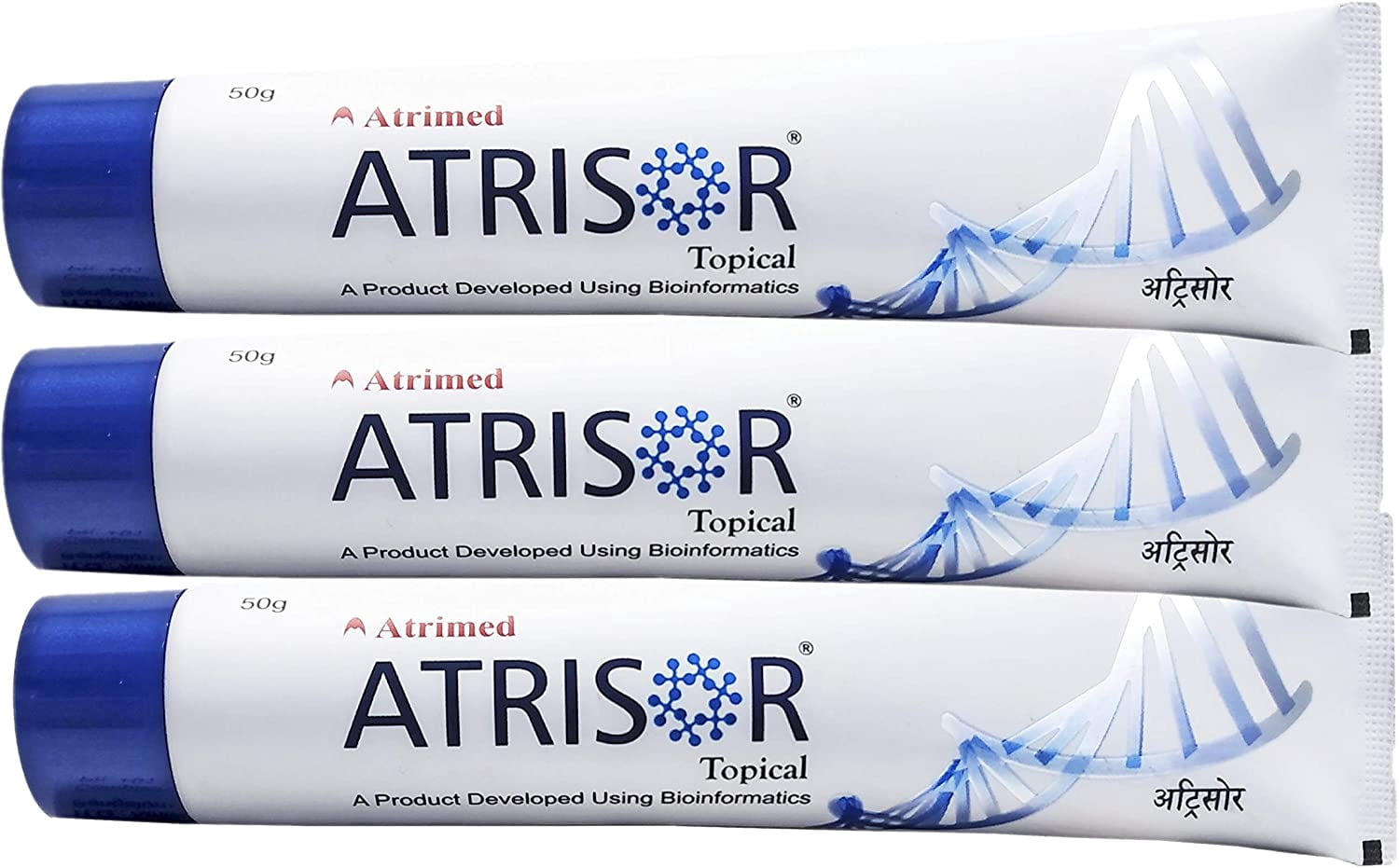 ATRIMED Atrisor Topical for Psoriasis, Dry, Itchy, Flaky Skin, Pack of ...
