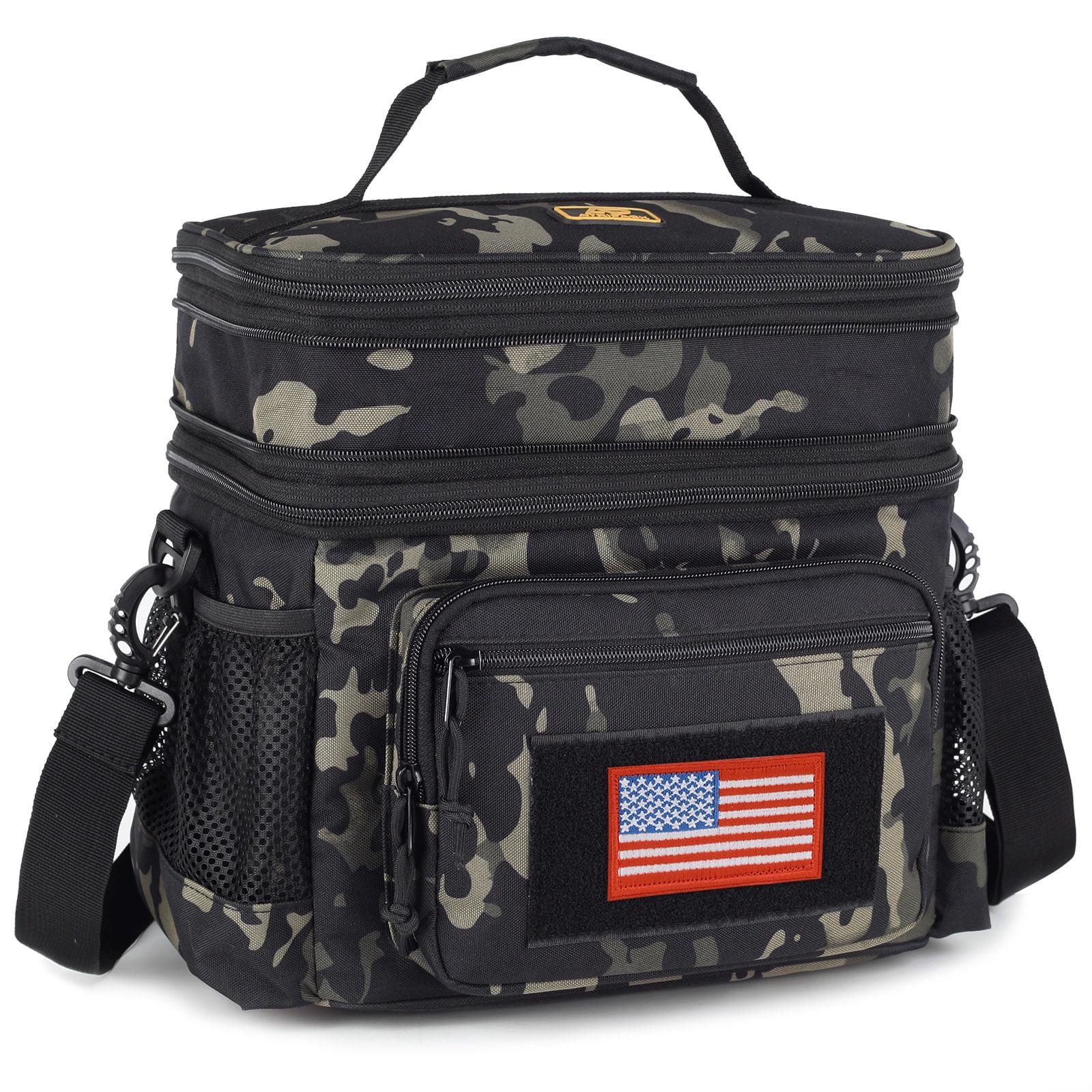 ATRIPACK Lunch Box for Men, Double Deck Lunch Bag Work with Shoulder ...