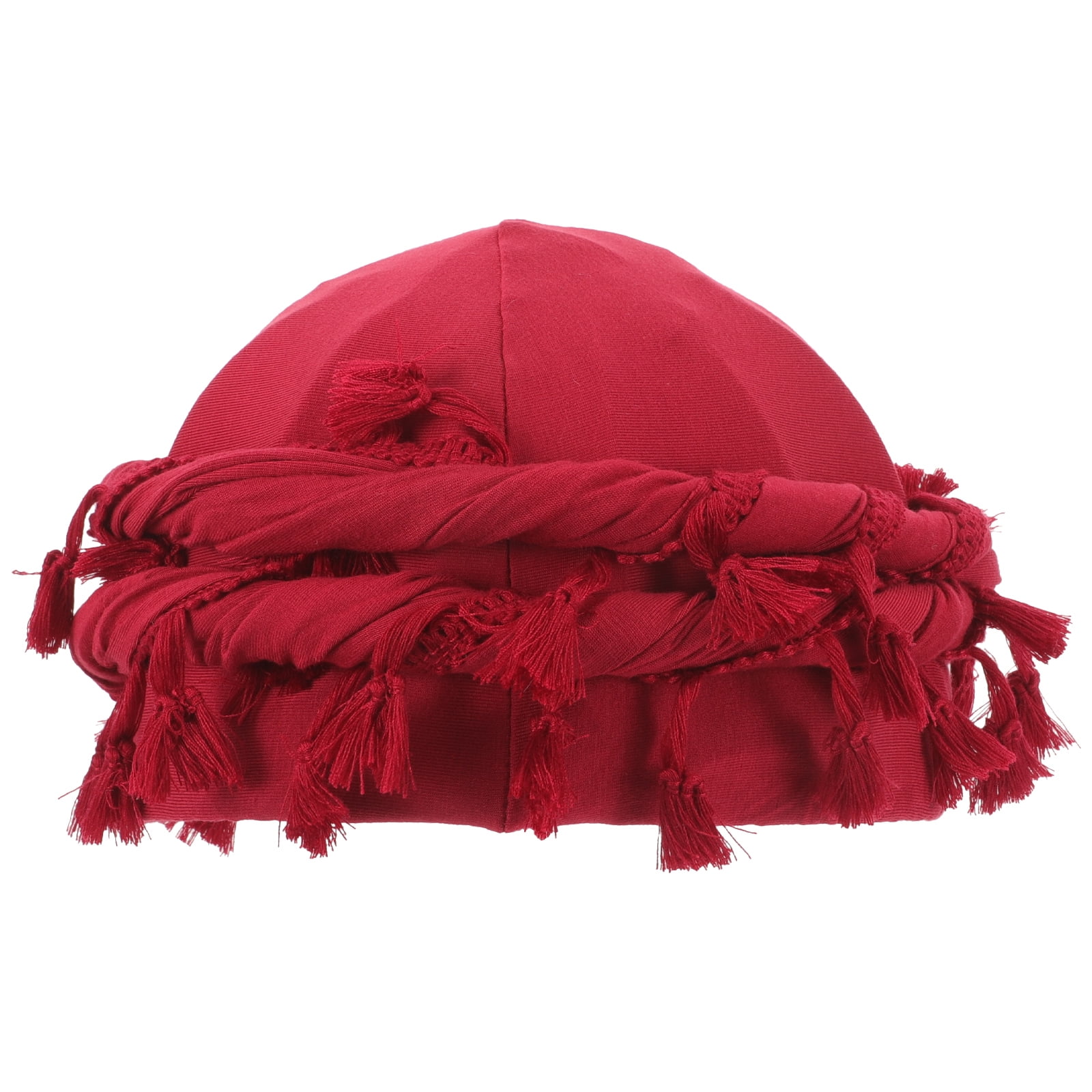 Tassel Pullover Hat Men Twisted Turban for Bandanas Elastic Hair ...