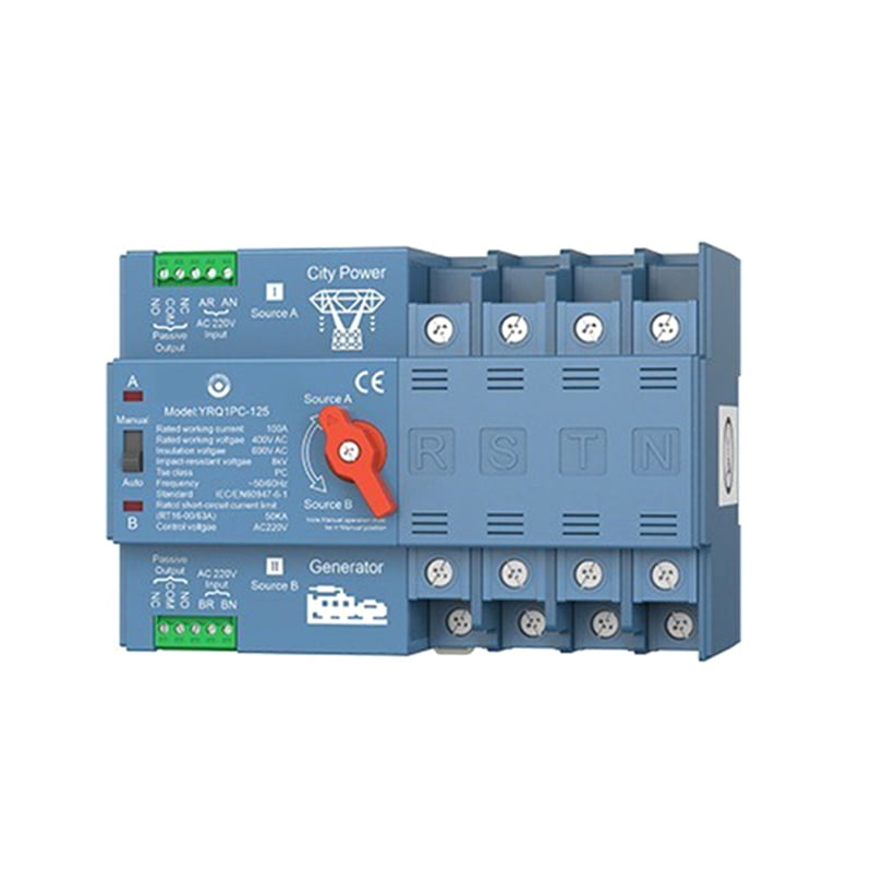 ATS Dual Power Automatic Transfer Switch for Generator or PV Energy to ...