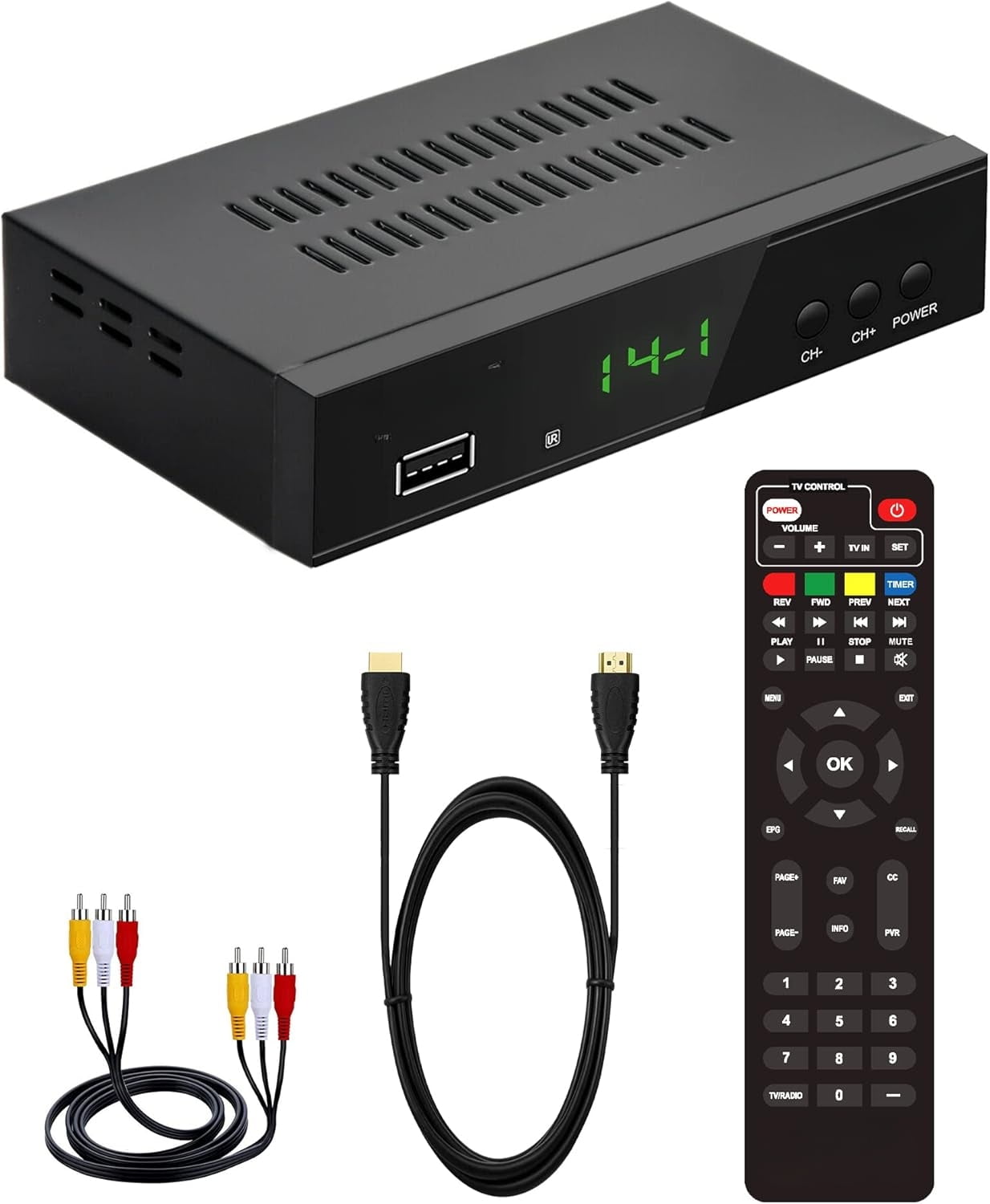ATSC TV Tuner Digital Converter Box USB DVR Recorders for tv ...