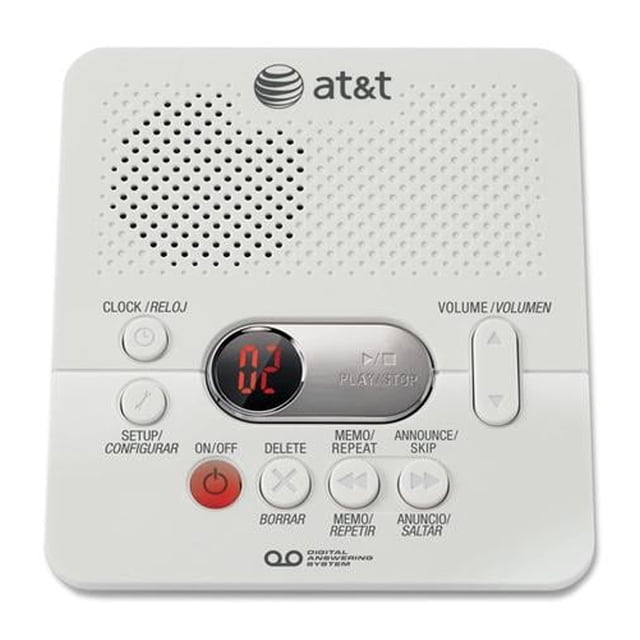 ATT1740 Digital Answering System w/ 60 min - Walmart Business Supplies