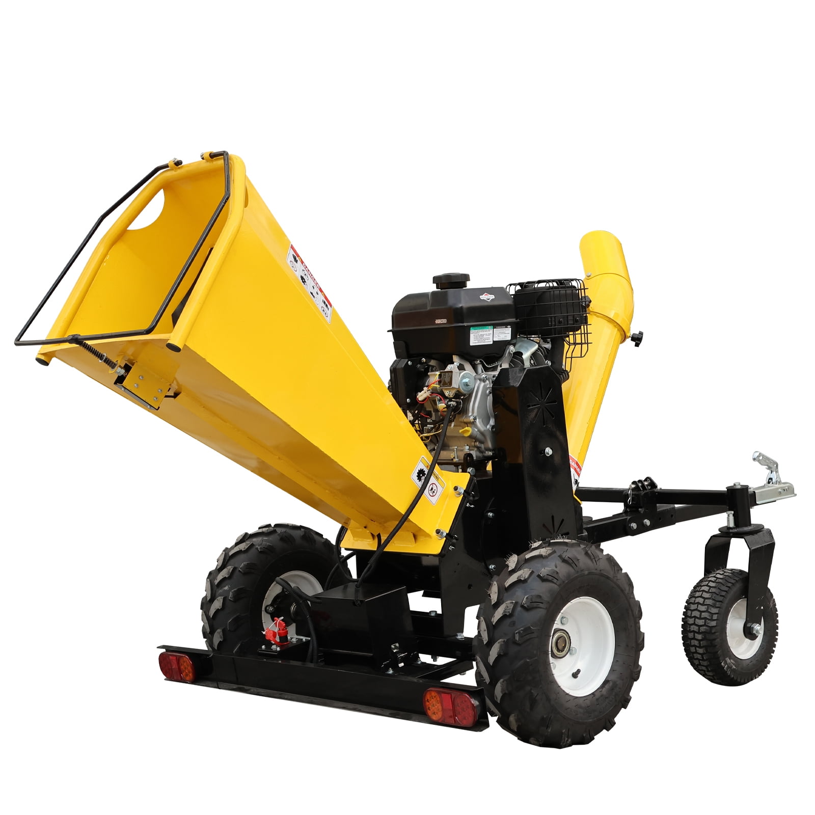 ATTACHXPRO 6 Inch Wood Chipper with Briggs & Stratton 420cc Gas Engine ...