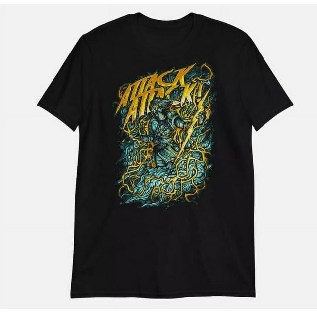 Attack Attack God Of Lightning Crabcore Post Hardcore Band T Shirt