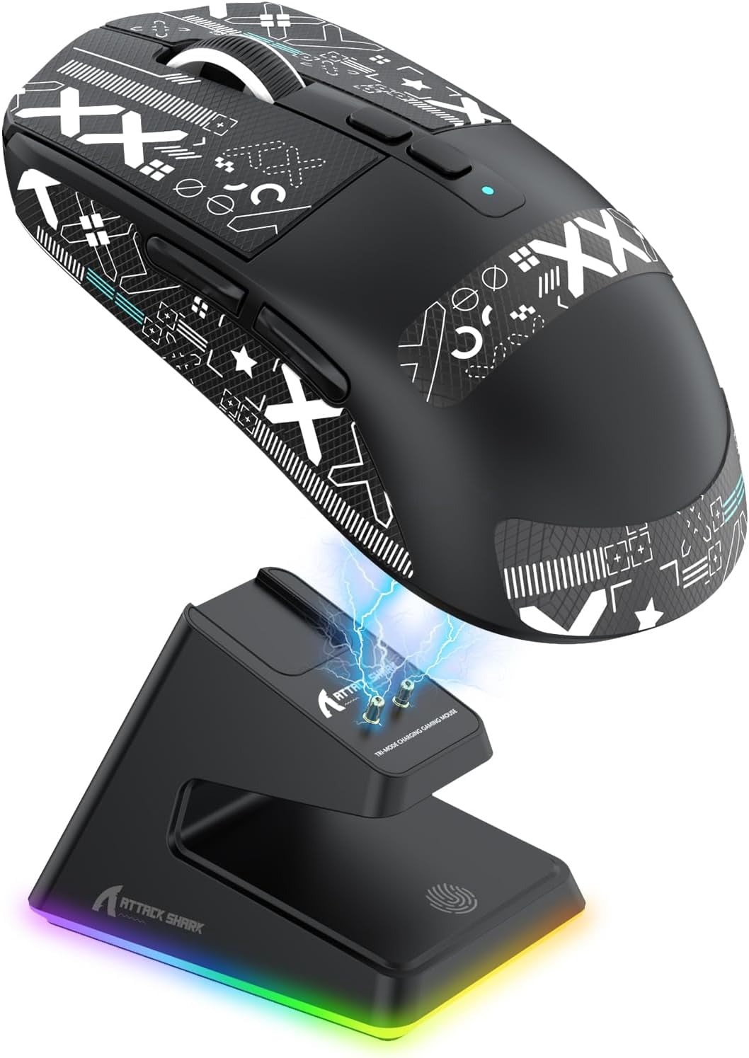 × ATTACK SHARK 49g Ultra-lightweight Mouse】X6 Aerox gaming mouse ...