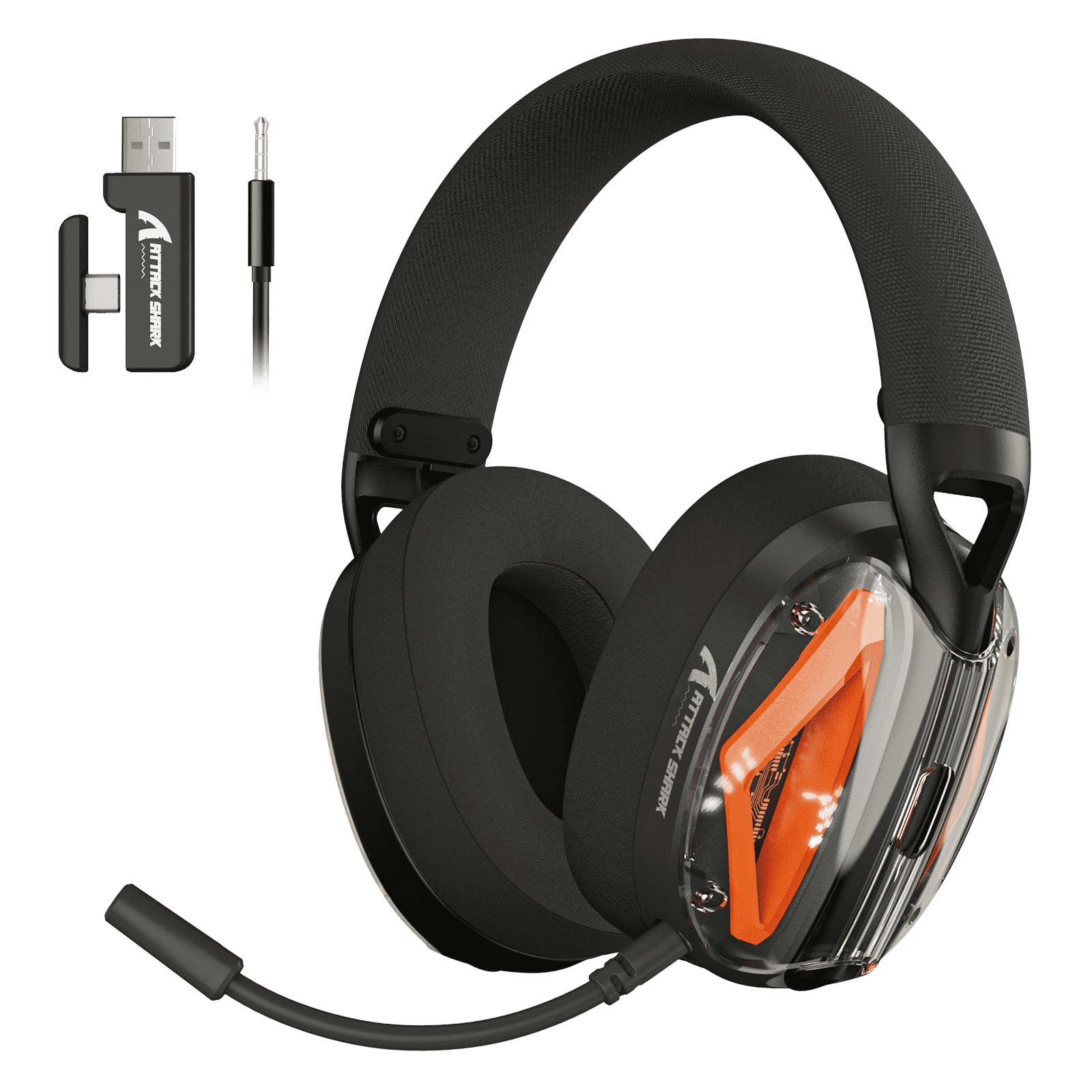 ATTACK SHARK L60 Ultra-Light Tri-Mode Gaming Headset Ultra-Light Tri ...