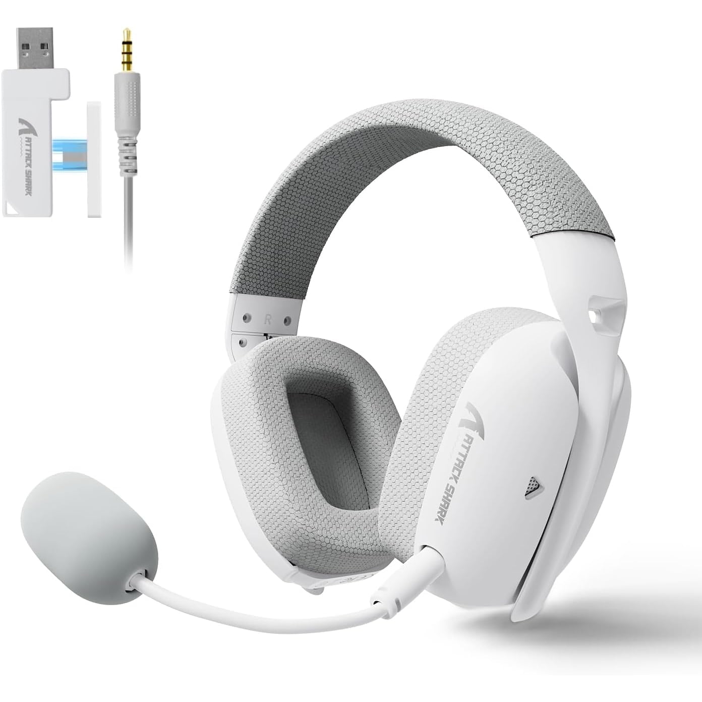ATTACK SHARK L80PRO Wireless Gaming Headset Lightseed Tech-Built-in ...