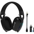 ATTACK SHARK L90 Ultralight RGB Wireless Gaming Headset with Plug-in ...