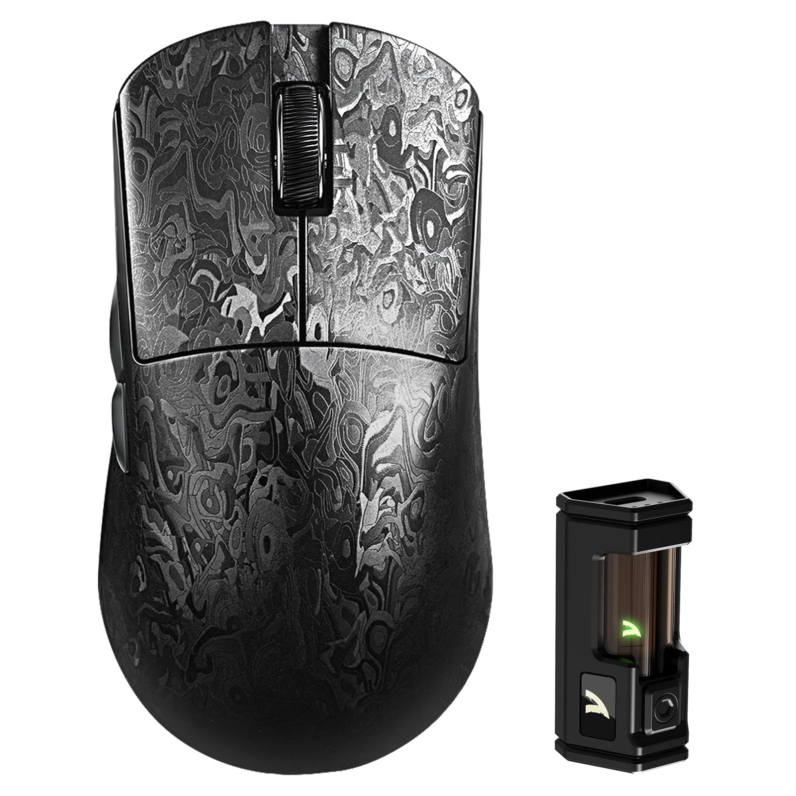 ATTACK SHARK R11 ULTRA Carbon Fiber Wireless 8K PAW3950MAX Gaming Mouse ...