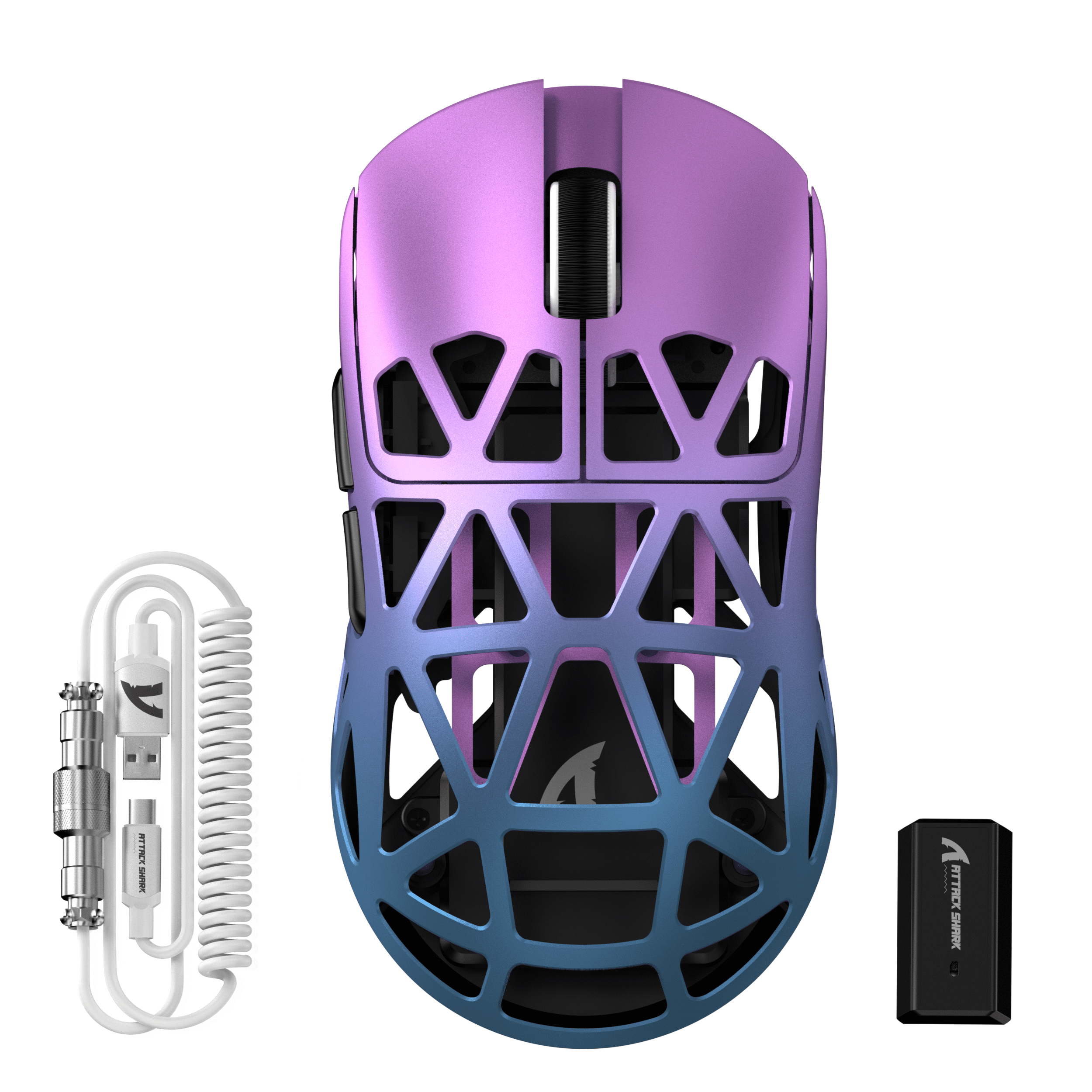 ATTACK SHARK R2PRO Gaming Mouse 8K with Mouse Coiled Cable 45g ...