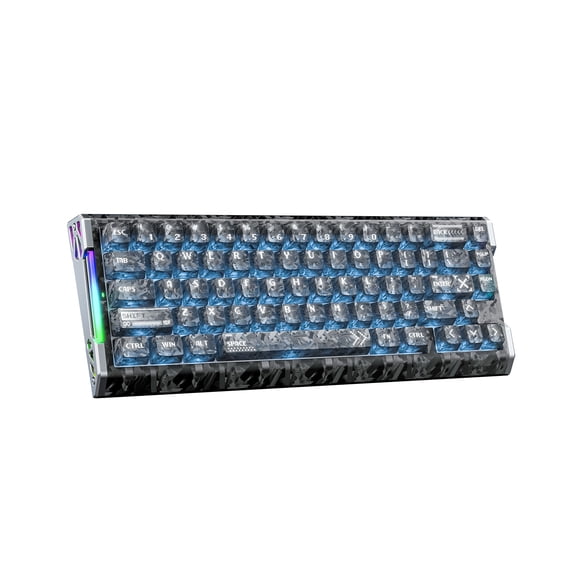 ATTACK SHARK R68 HE Wired Gaming Keyboard, Carbon Fiber Build, 0.005mm ...