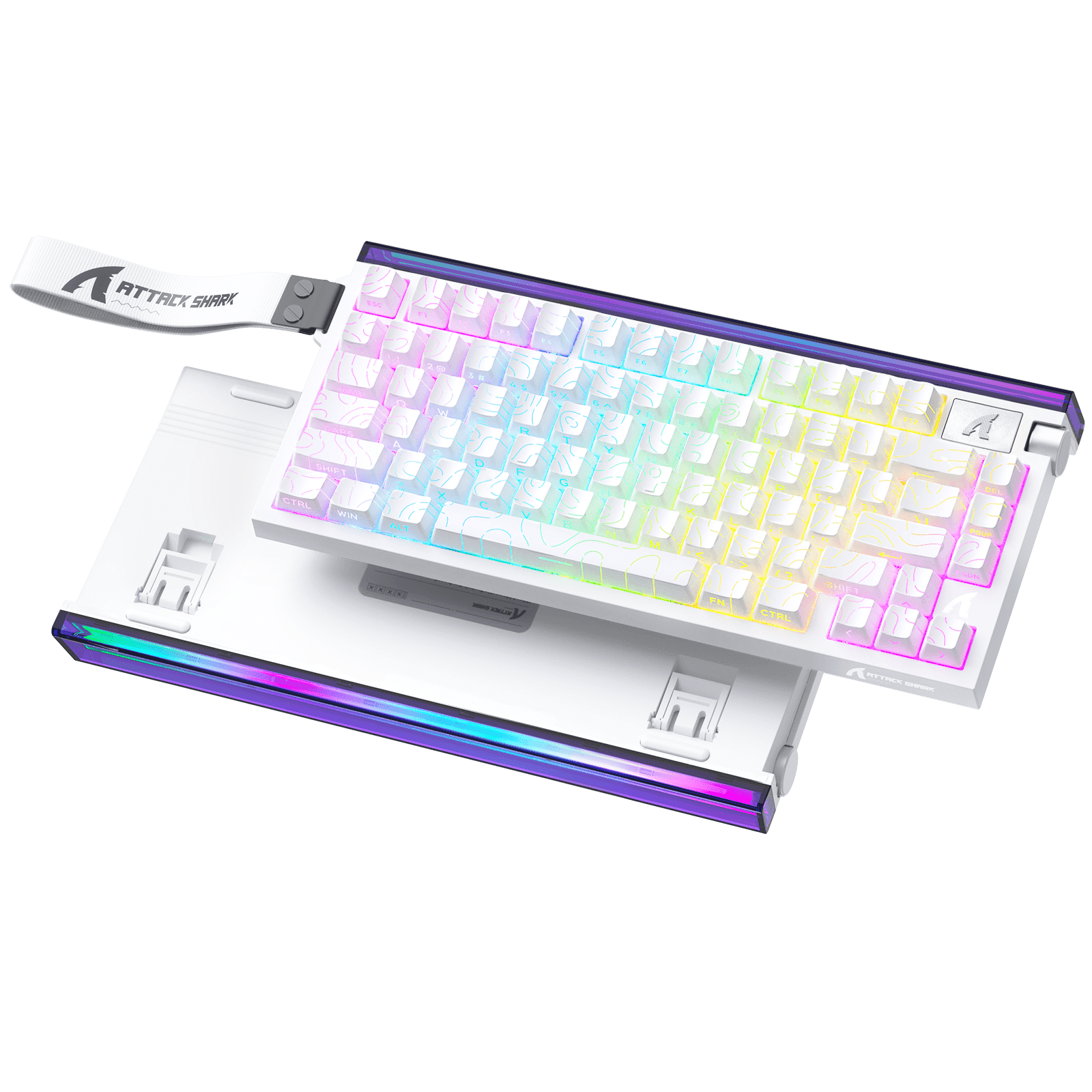ATTACK SHARK R85 HE Wired Rapid Trigger Mechanical RGB Gaming Keyboard ...