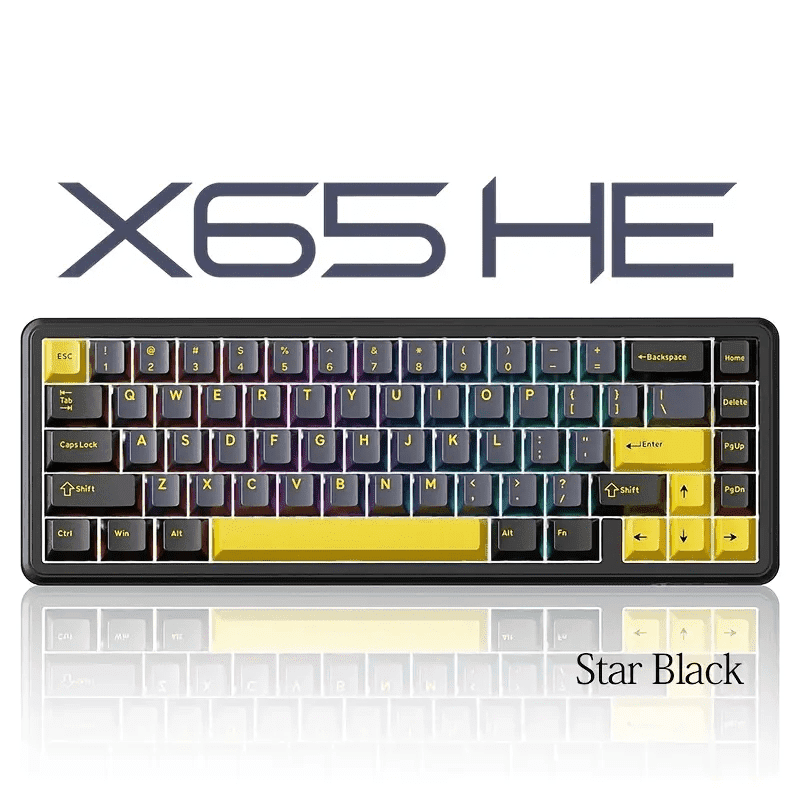 ATTACK SHARK Rapid Trigger Gaming Keyboard & Mouse Combo, X65 HE Wired ...