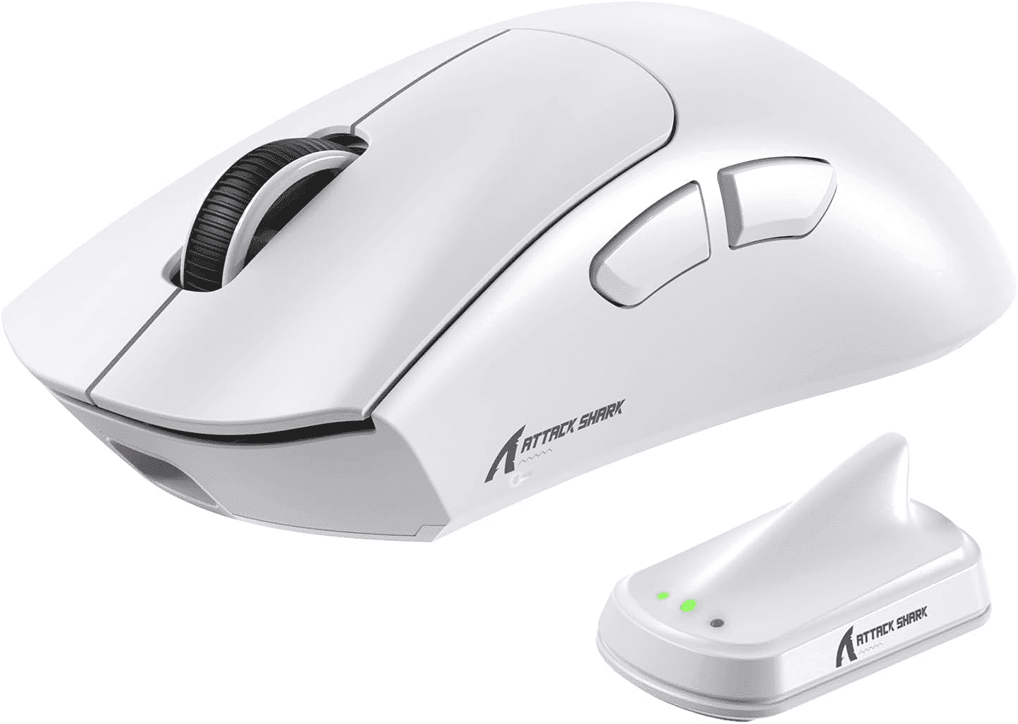 ATTACK SHARK V8 8K Wireless Gaming Mouse Whit 42000 DPI-PAW3950 MAX ...